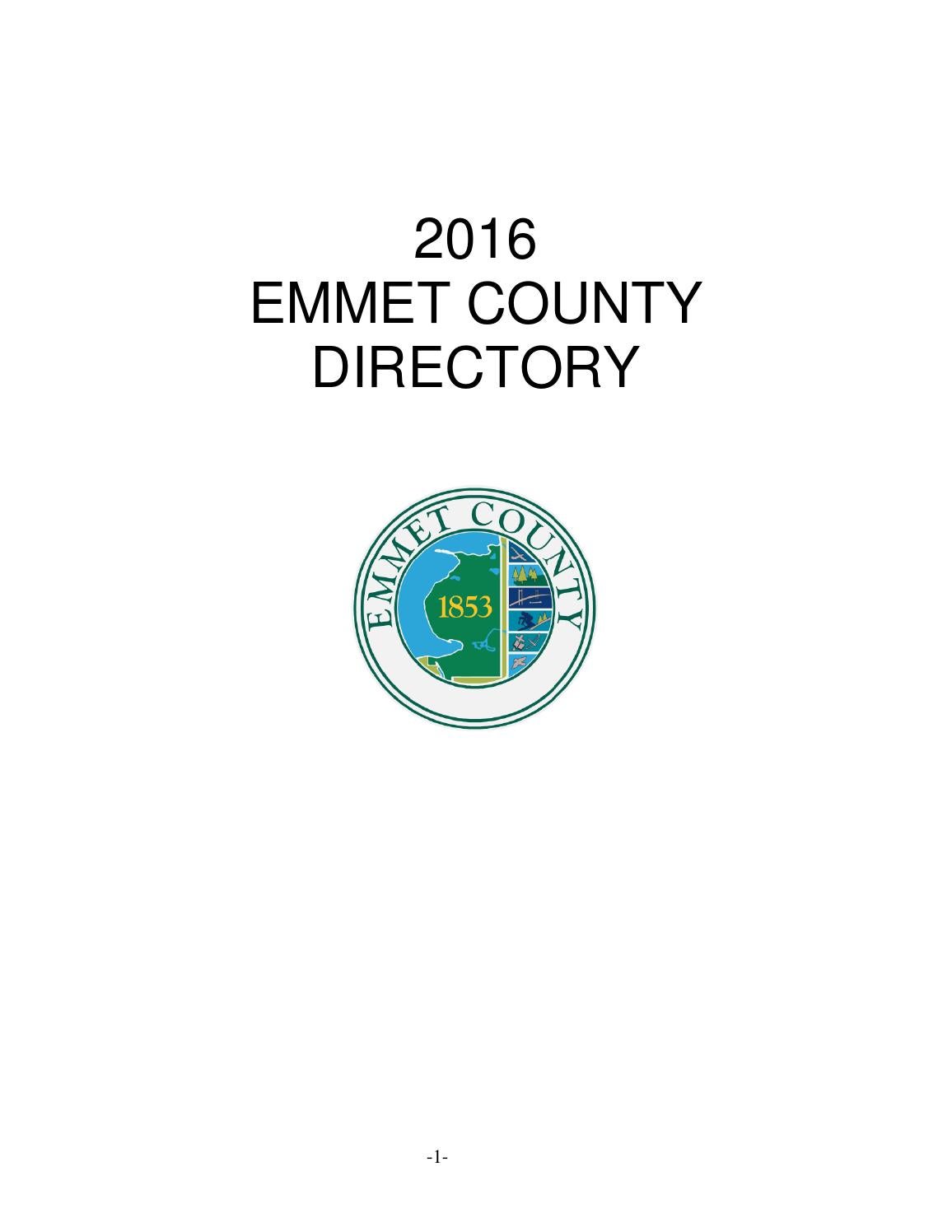 2016 Emmet County Directory by Mitchell Graphics - Issuu