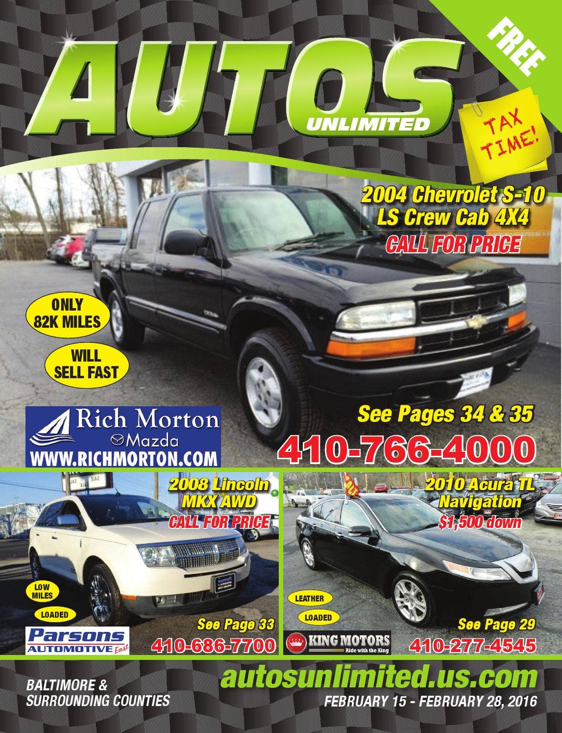 Autos Unlimited 2-15 by Autos Unlimited - Issuu