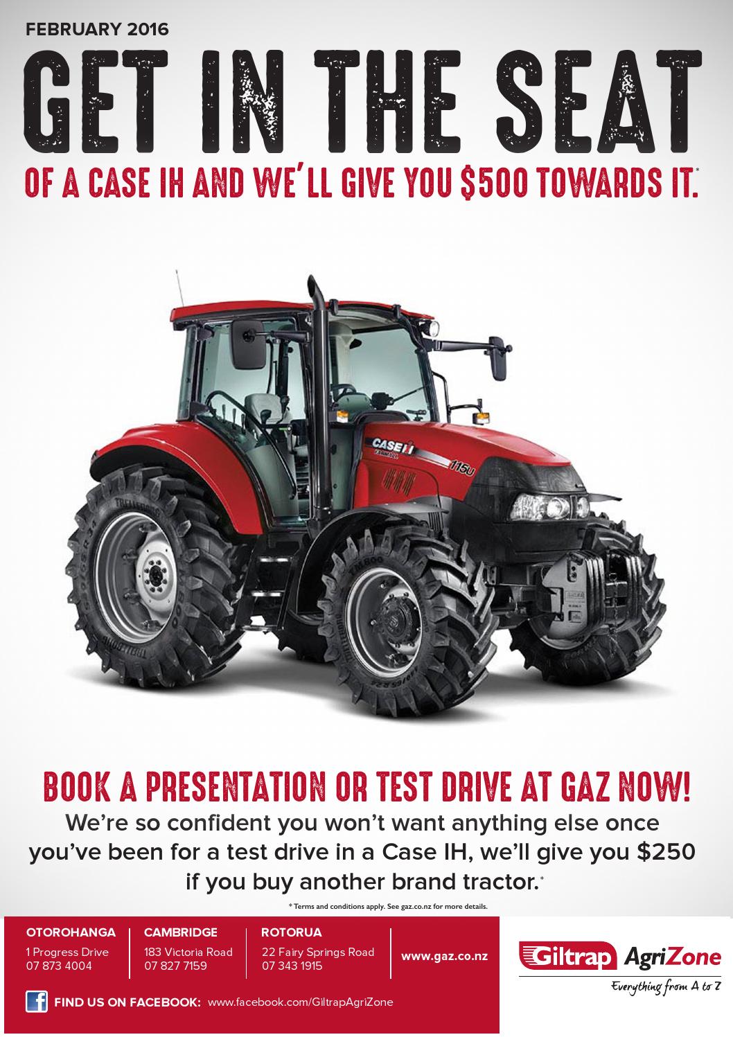 Statement Flyer February 2016 by Giltrap AgriZone - Issuu