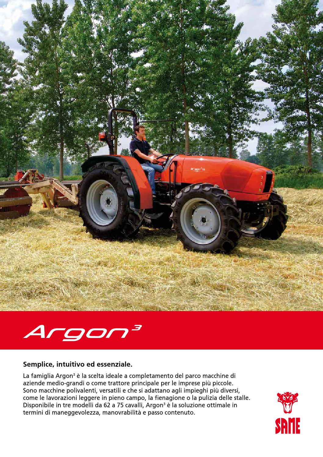 SAME Argon - Leaflet - Italiano by SAME - Tractors - Issuu