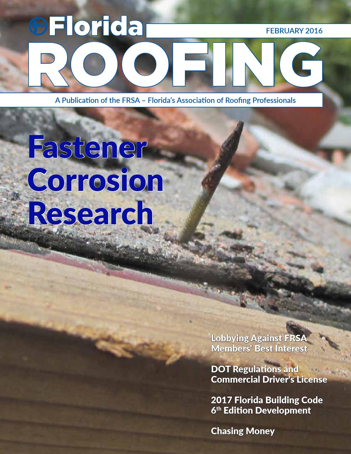 Florida Roofing Magazine - February 2016 by Florida Roofing Magazine ...