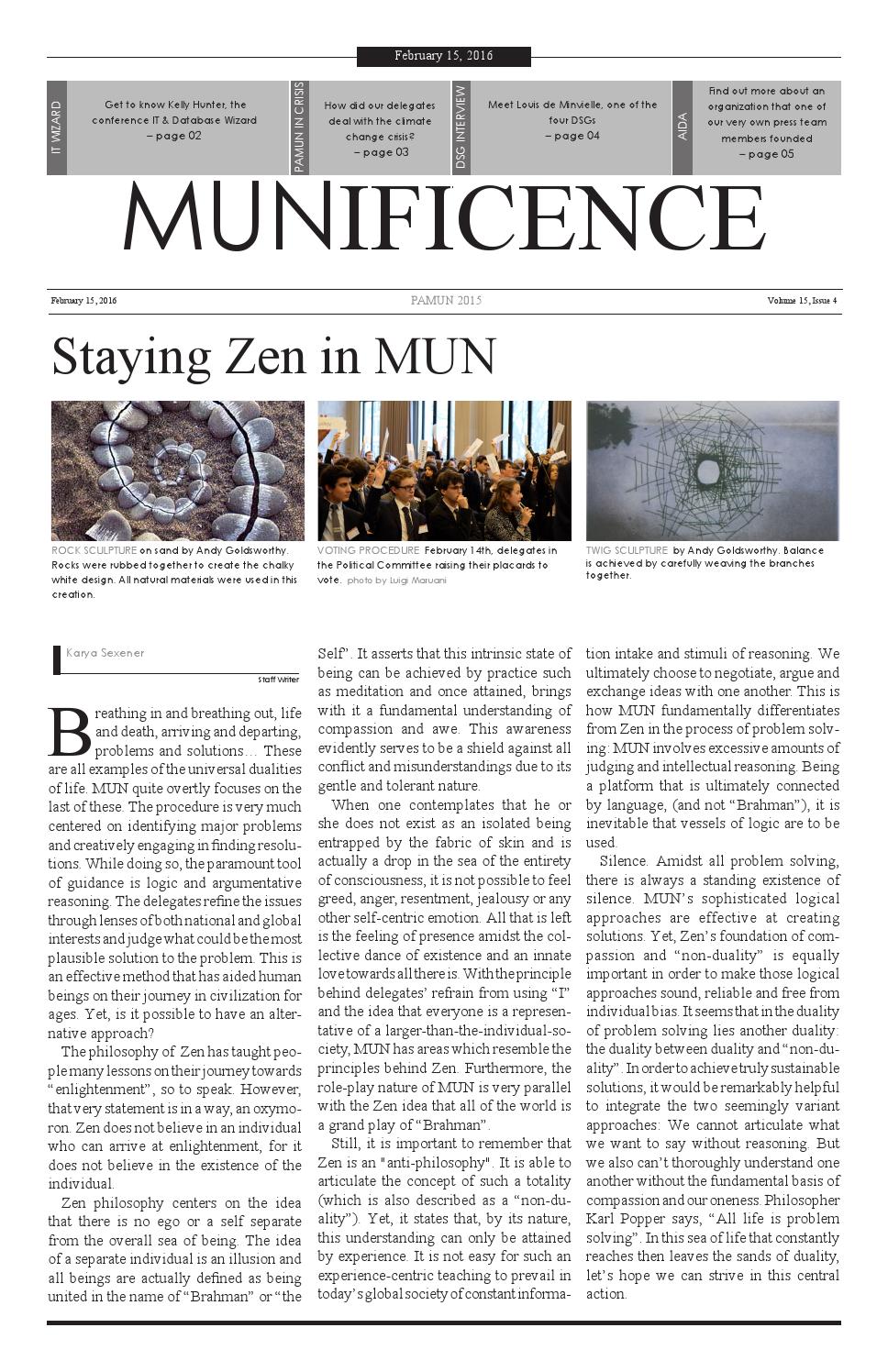 Munificence Vol15 Issue4 PAMUNXV by Beatrice Motamedi - Issuu
