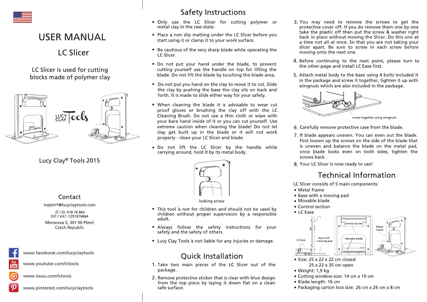 LC Slicer manual EN by LC Tools - Issuu