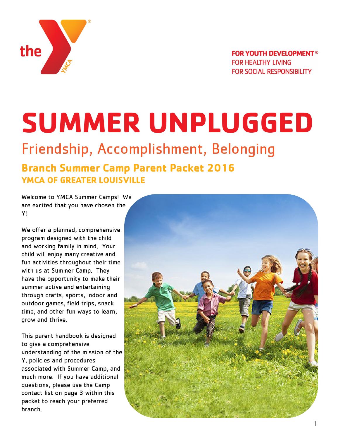 Summer Camp Parent Handbook by Ray Hupfer - Issuu