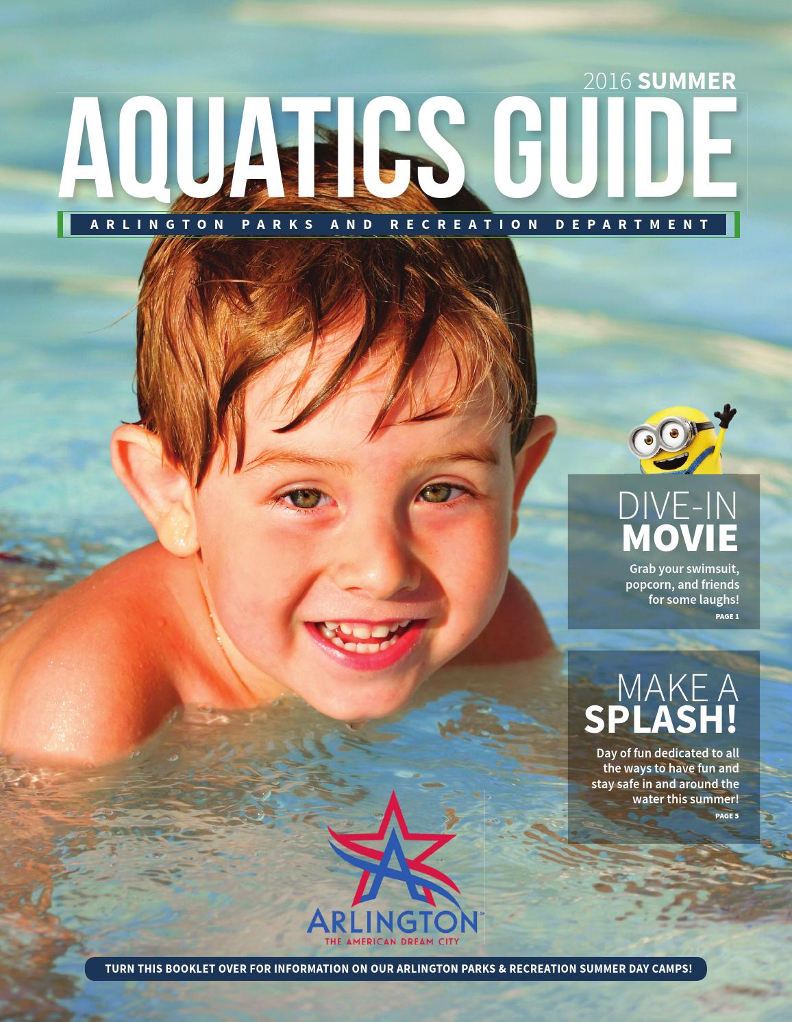 Summer Aquatics Guide 2016 by Arlington Parks and Recreation Department ...