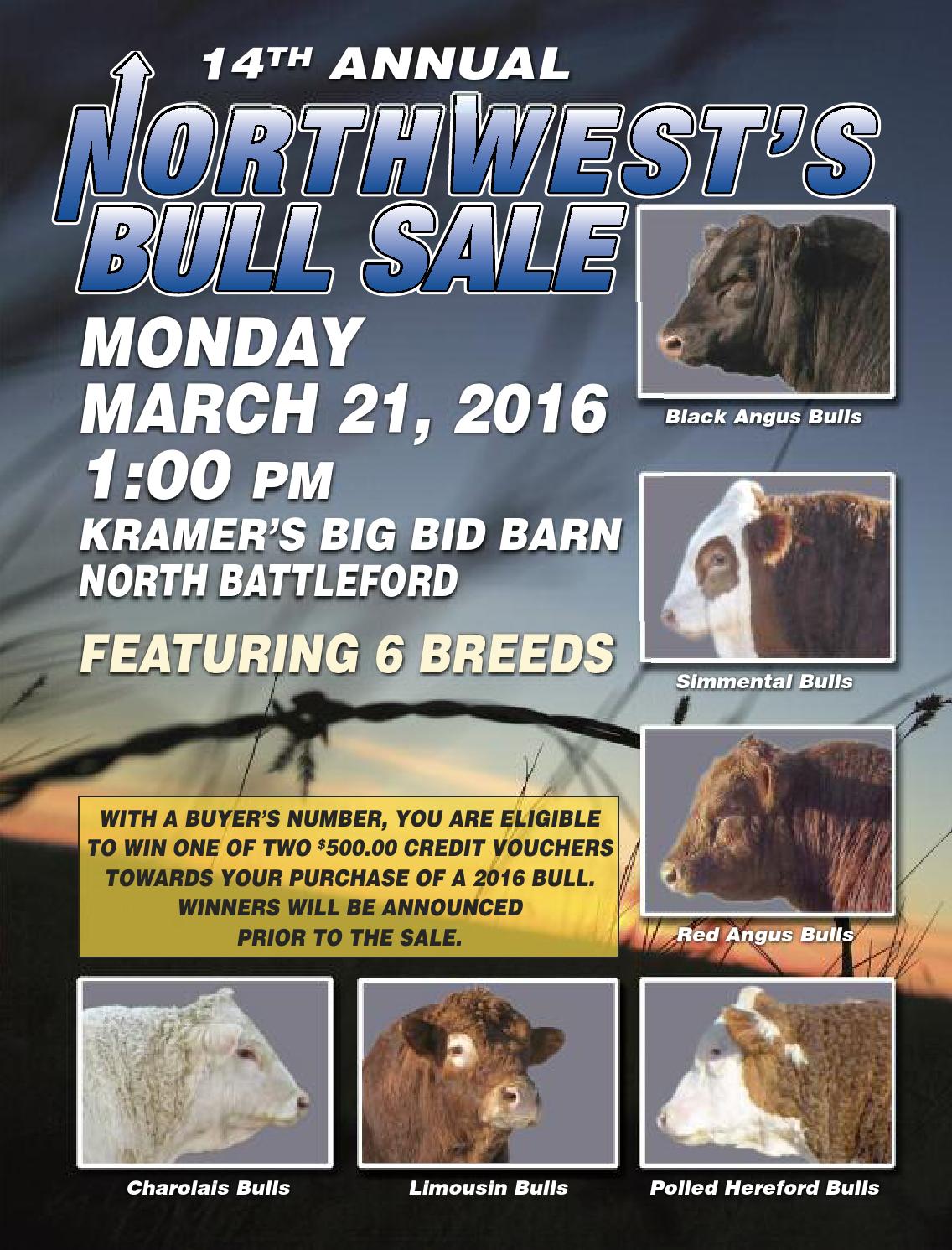 14th Annual Northwest's Bull Sale by Today's Publishing Inc. - Issuu