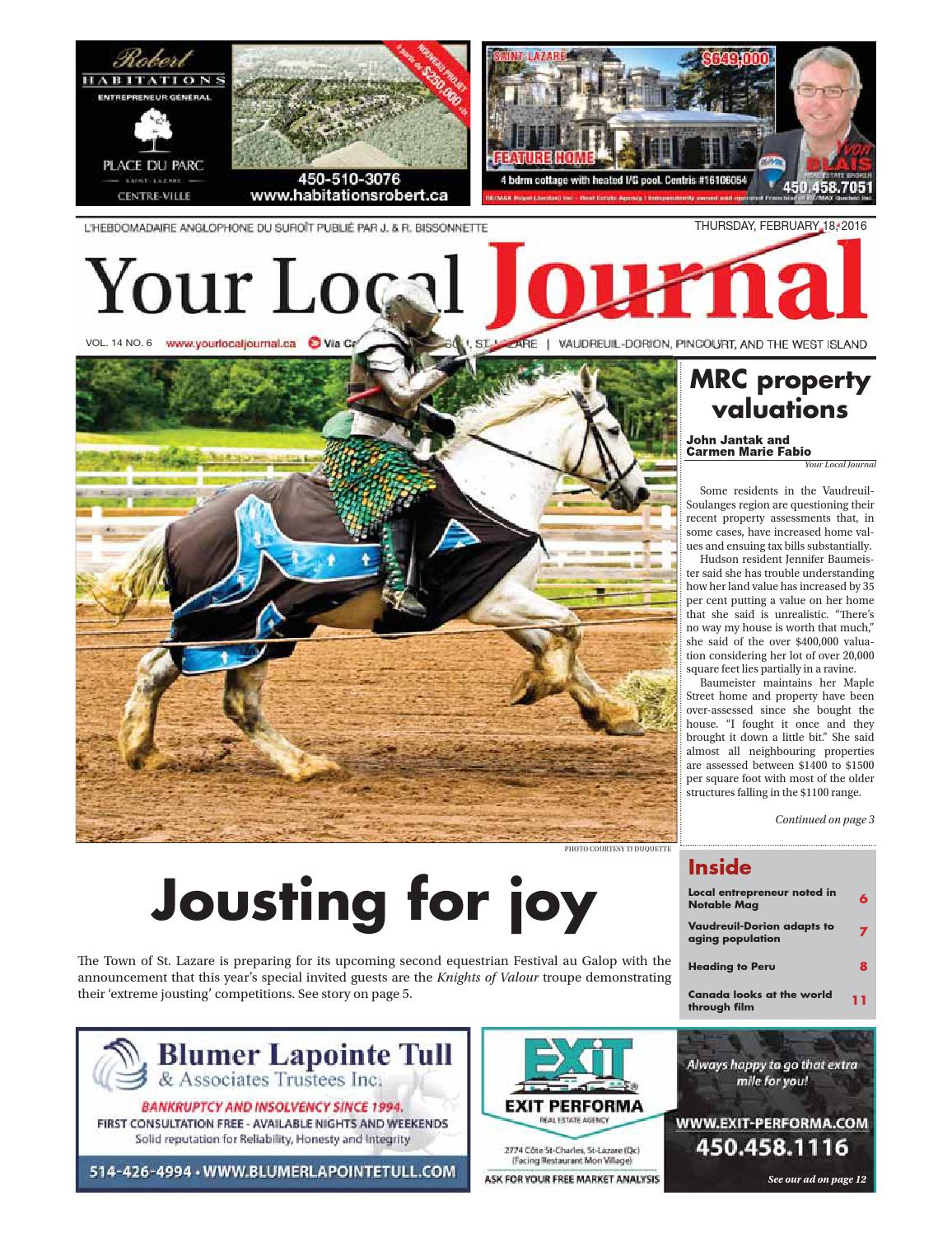 Your Local Journal - Feb. 18th, 2016 by Your Local Journal - Issuu