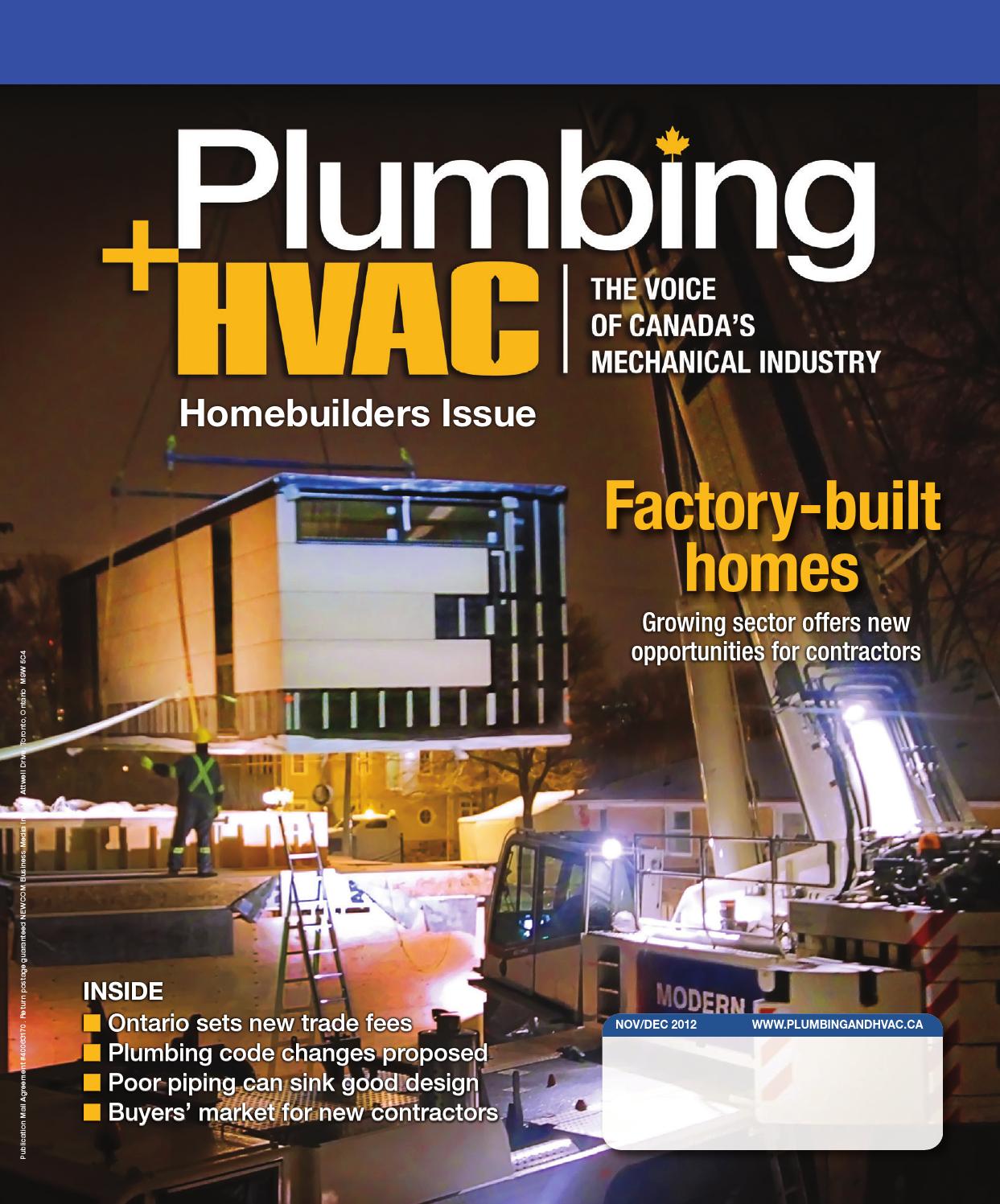 November/December 2012 by Plumbing and HVAC - Issuu