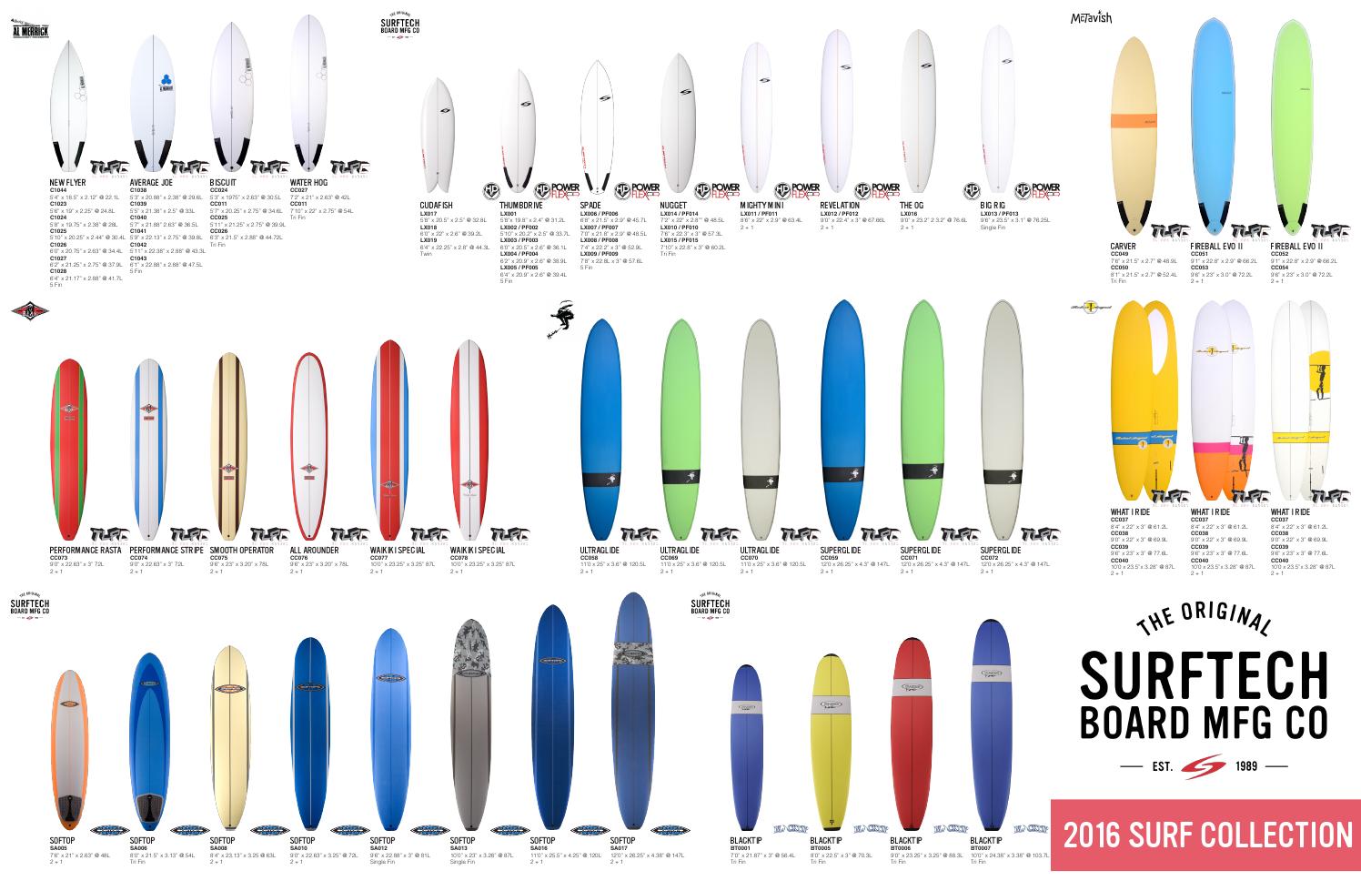 Surftech 2016 Surf Brochure by Surftech - Issuu