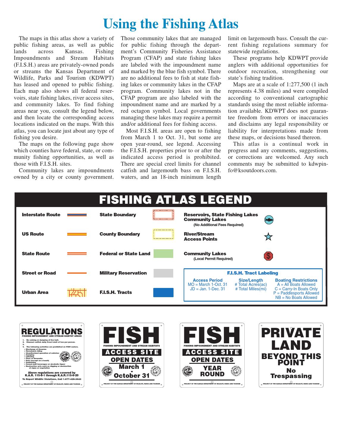 2016 Kansas Fishing Atlas by Kansas Department of Wildlife, Parks ...