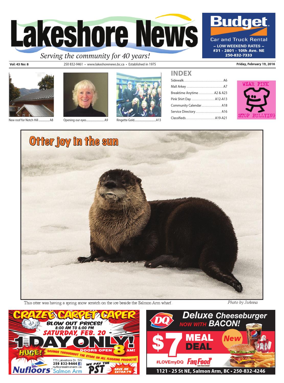 Lakeshore News, February 19, 2016 by Black Press Media Group - Issuu