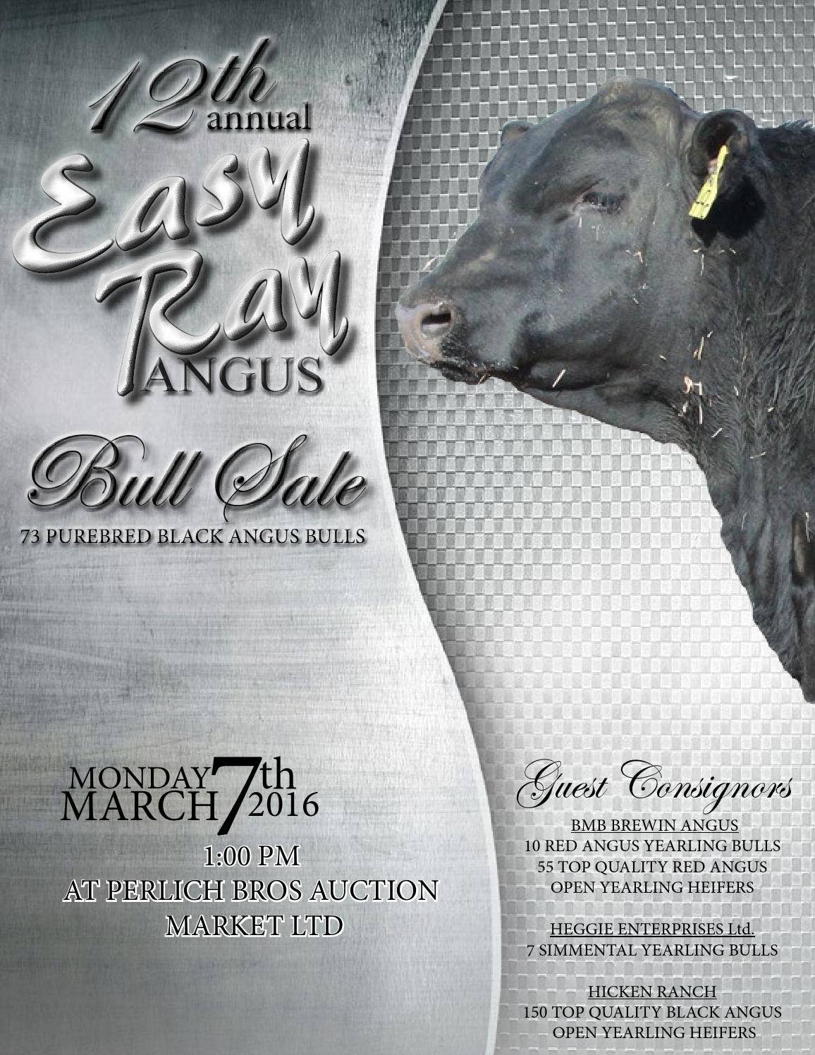12th Annual Easy Ray Angus Bull Sale by Canadian Angus Association - Issuu