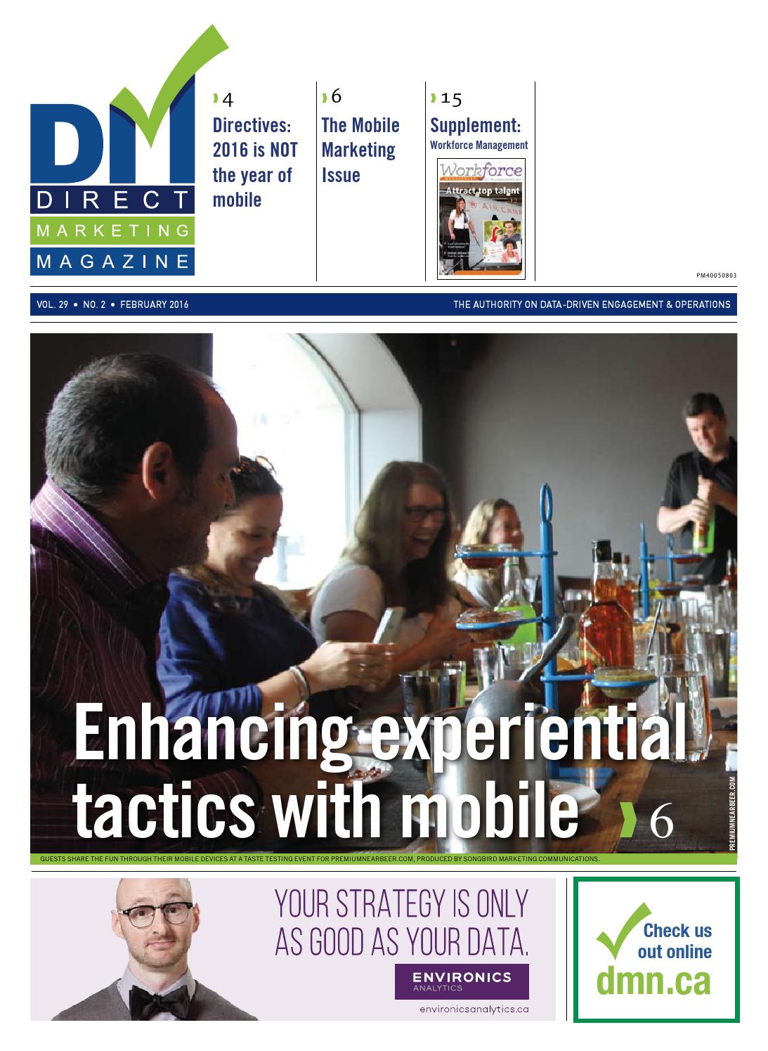 Direct Marketing Magazine February 2016 by Lloydmedia Inc - Issuu