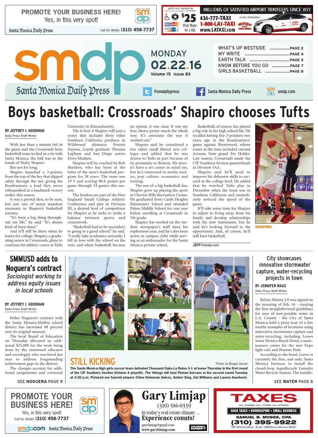 Santa Monica Daily Press, February 22, 2016 by Santa Monica Daily Press ...