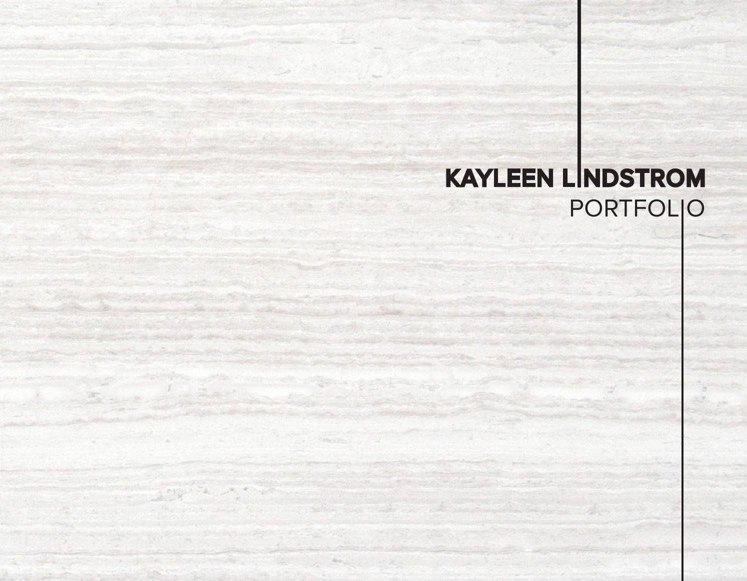 2016 Portfolio by Kayleen Lindstrom - Issuu