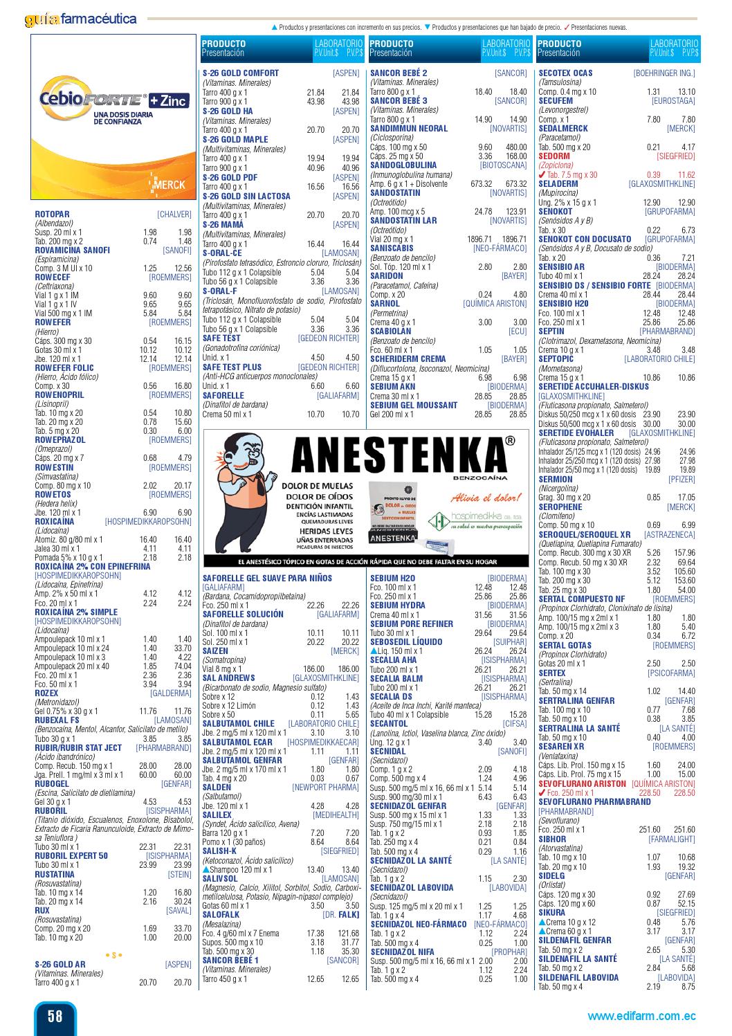 Guía Farmacéutica Edifarm No 152 by Edifarm & Cía. - Issuu