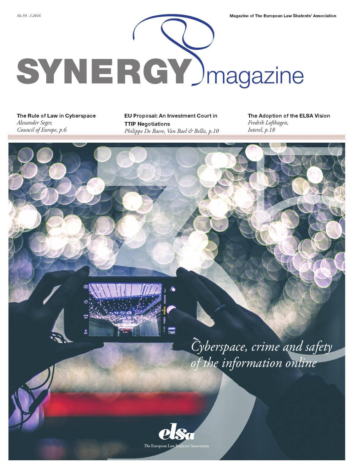 59th edition of the Synergy Magazine by ELSA International - Issuu