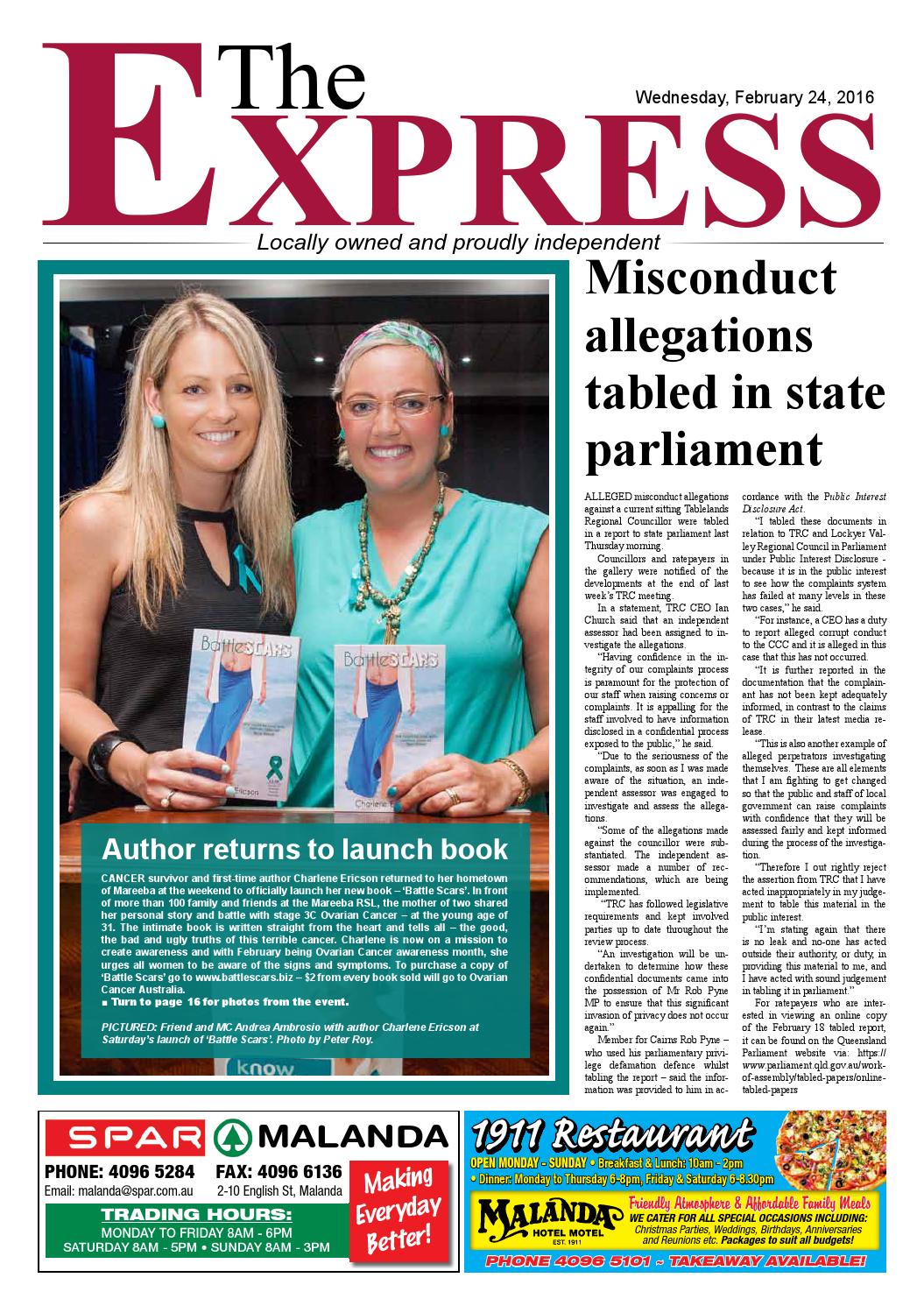 The Express Newspaper 24th February 2016 by Carlo Portella - Issuu