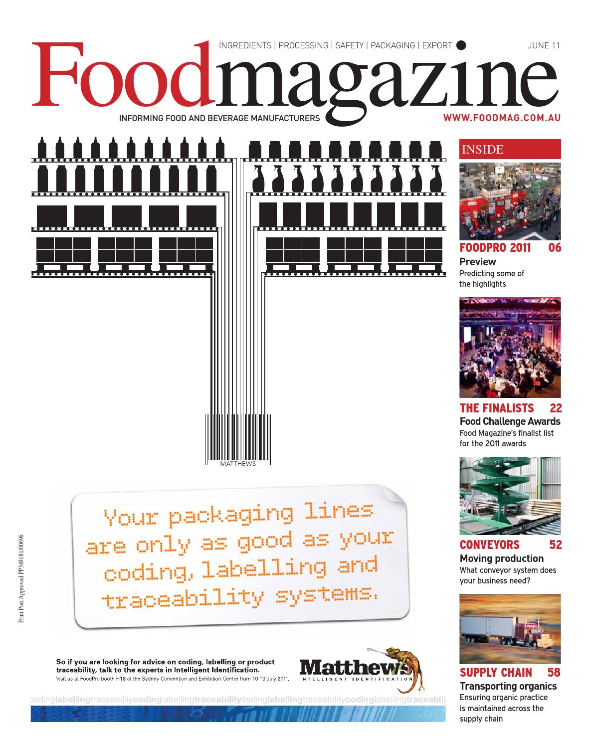 Food Magazine June 2011 by Prime Creative Media - Issuu