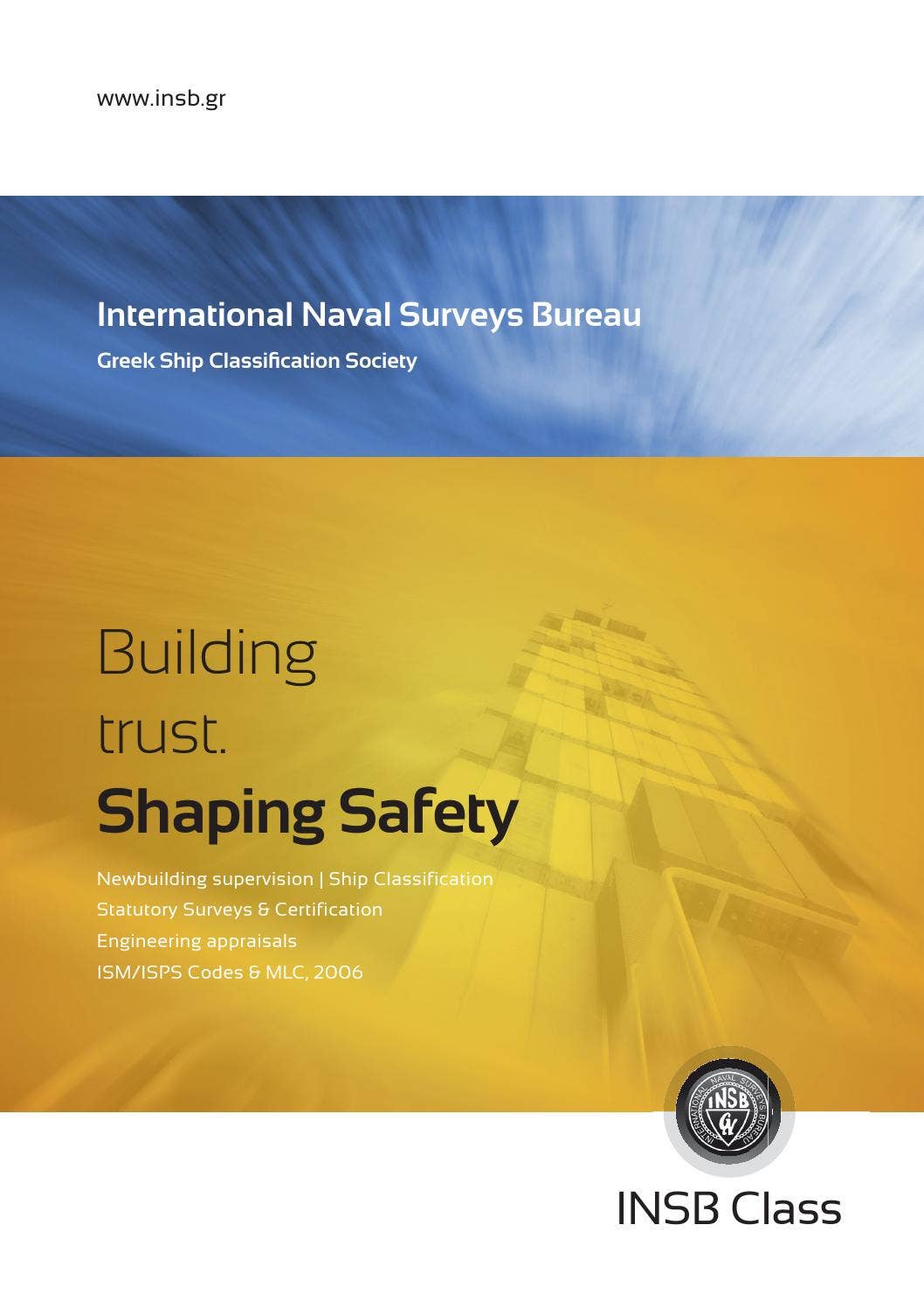 INSB Class - Building trust. Shaping Safety by INSB Class - Issuu