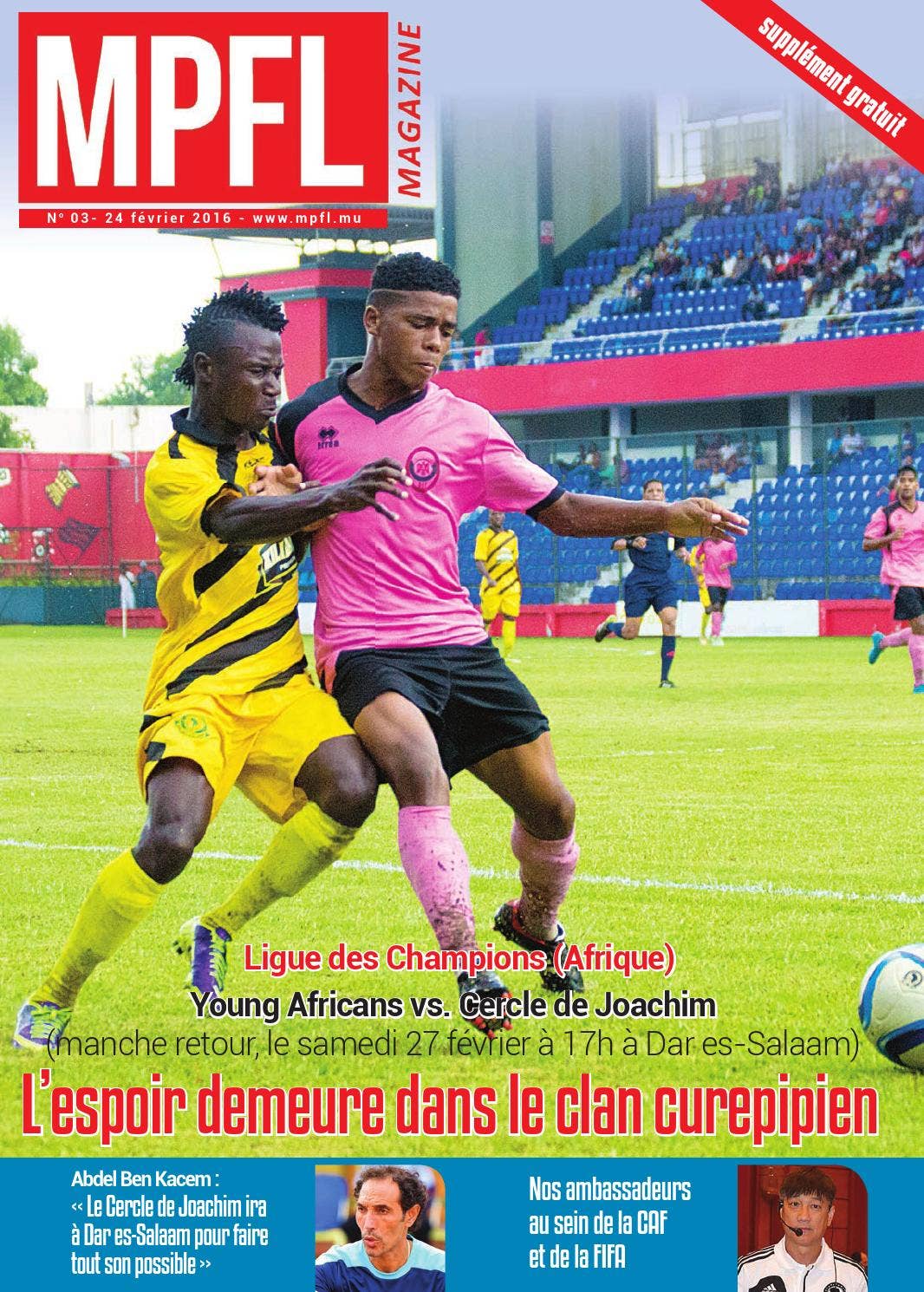 mpfl.mu - MPFL Magazine No.3 by Mauritius Professional Football League ...