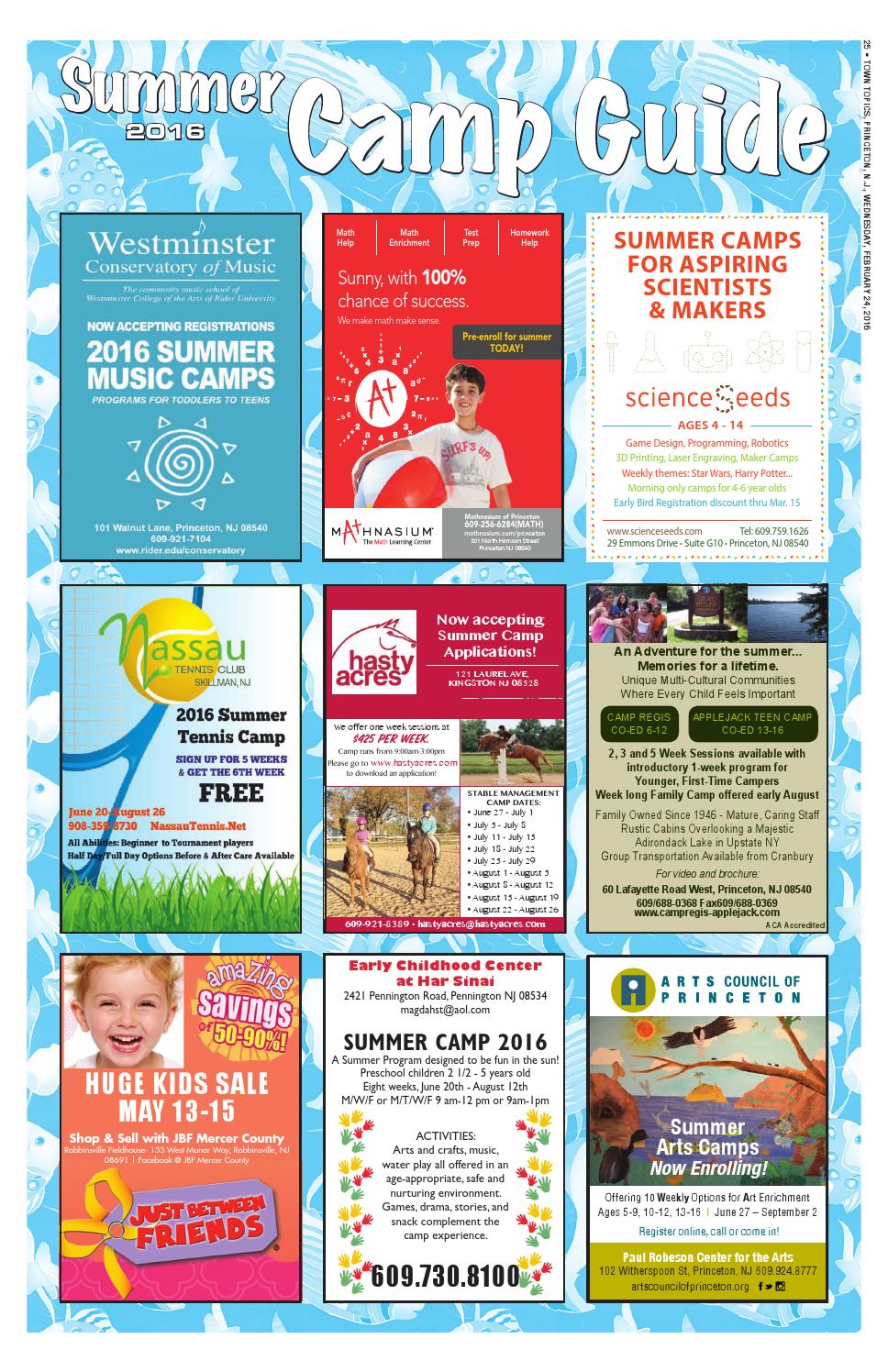 Town Topics Newspaper Summer Camp Guide 2016: Second Edition by ...