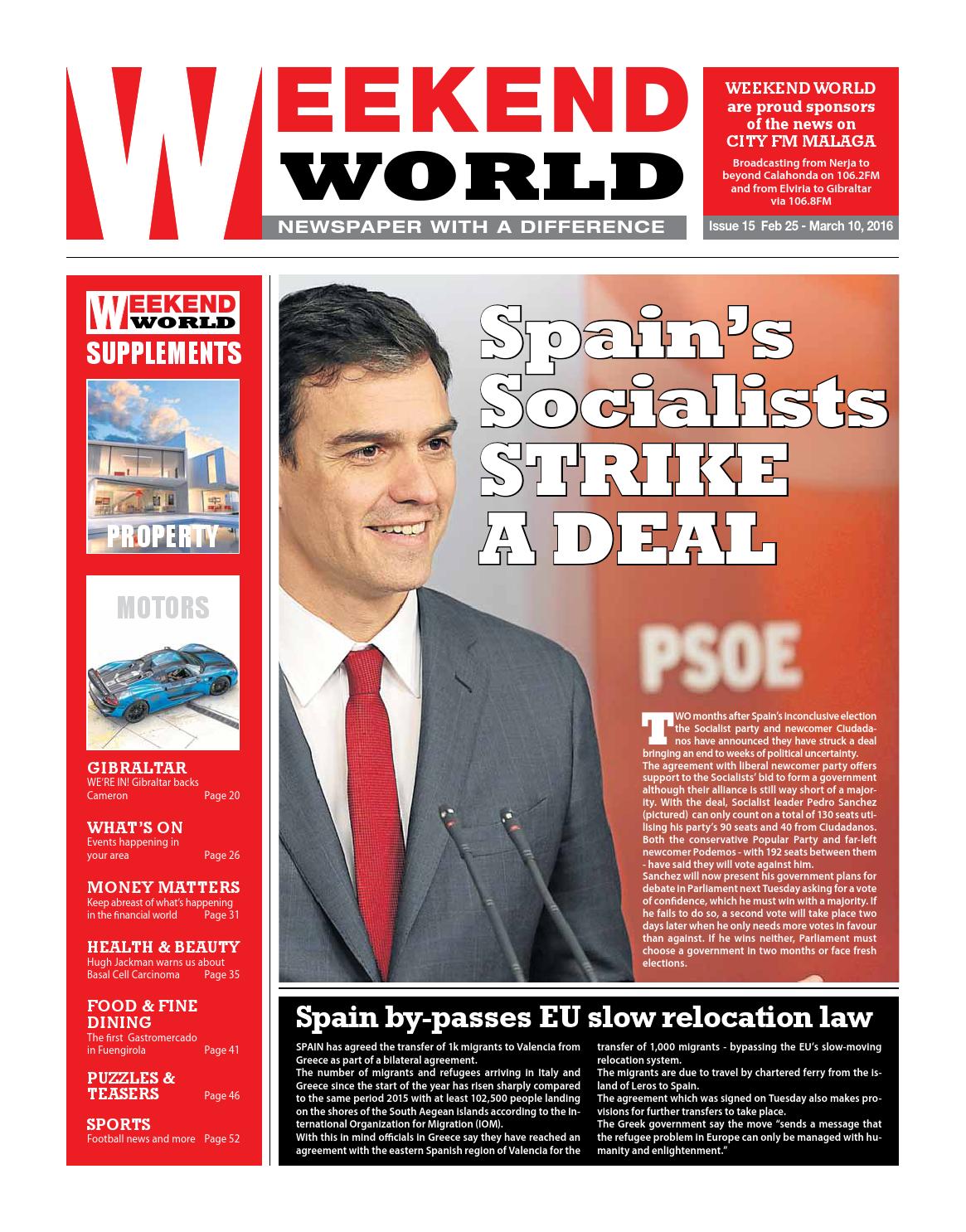 WEEKEND WORLD NEWSPAPER by ClearVision Marketing - Issuu