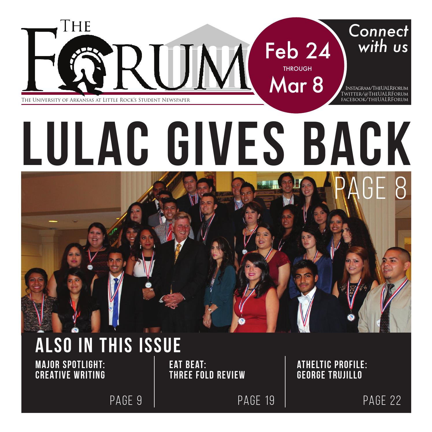 Feb. 24 Edition by UALR Forum - Issuu