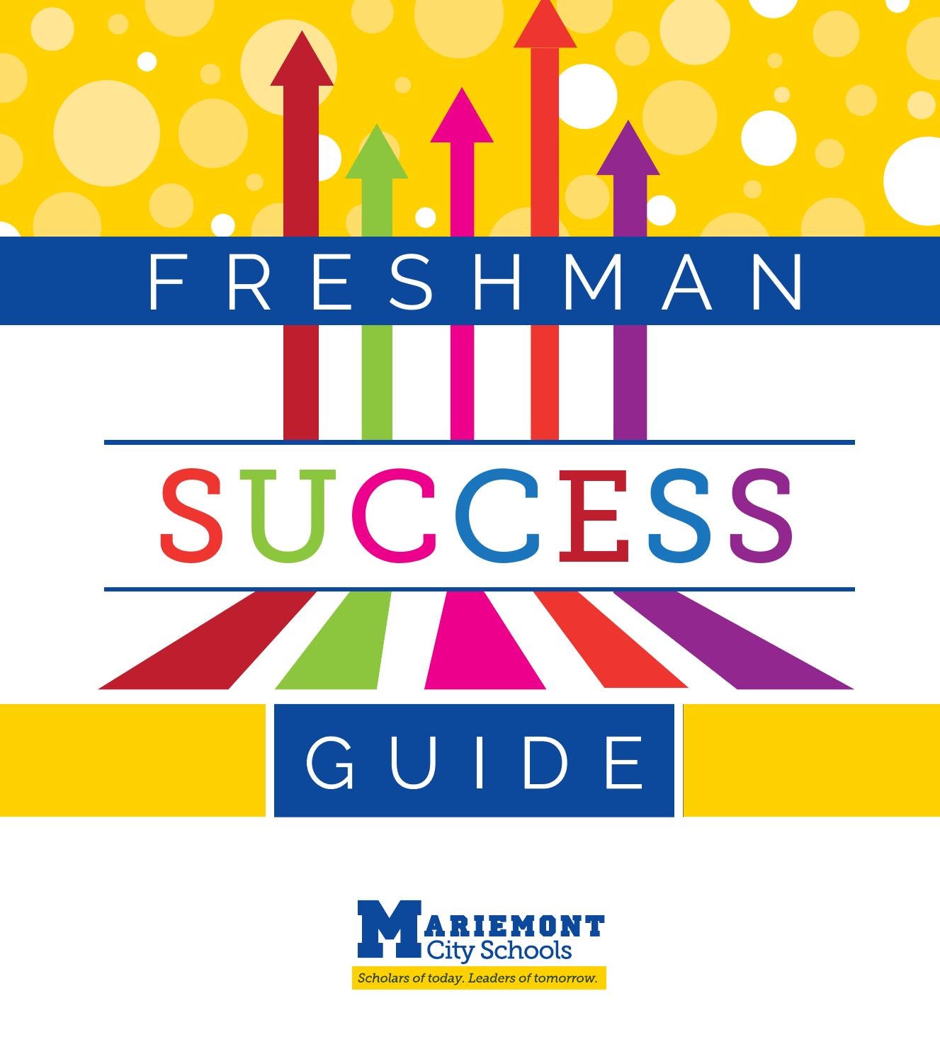 MHS Freshman Success Guide 2016-17 by Mariemont City School District ...