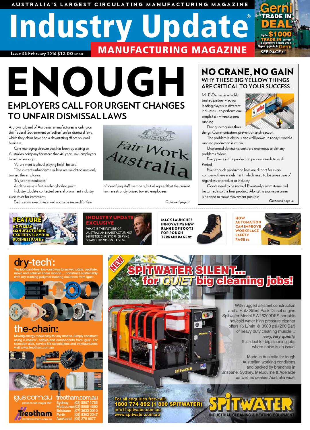 Industry Update February 2016 - Issue 88 by Industry Update - Issuu