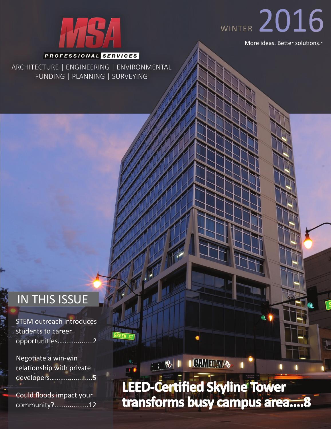 Msa today spring 2016 print by MSA Professional Services - Issuu