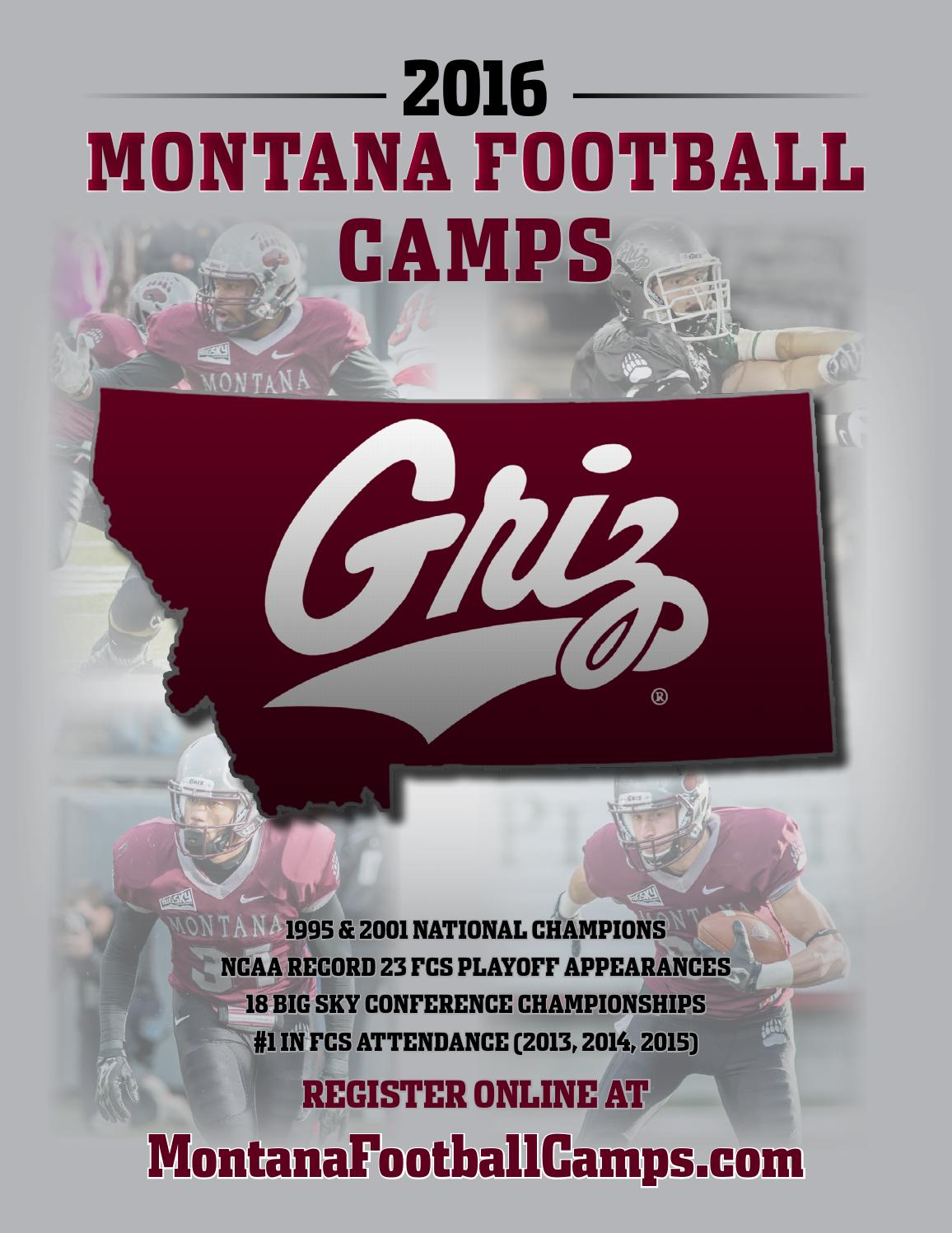 2016 Griz Football Camps by University of Montana Athletics - Issuu