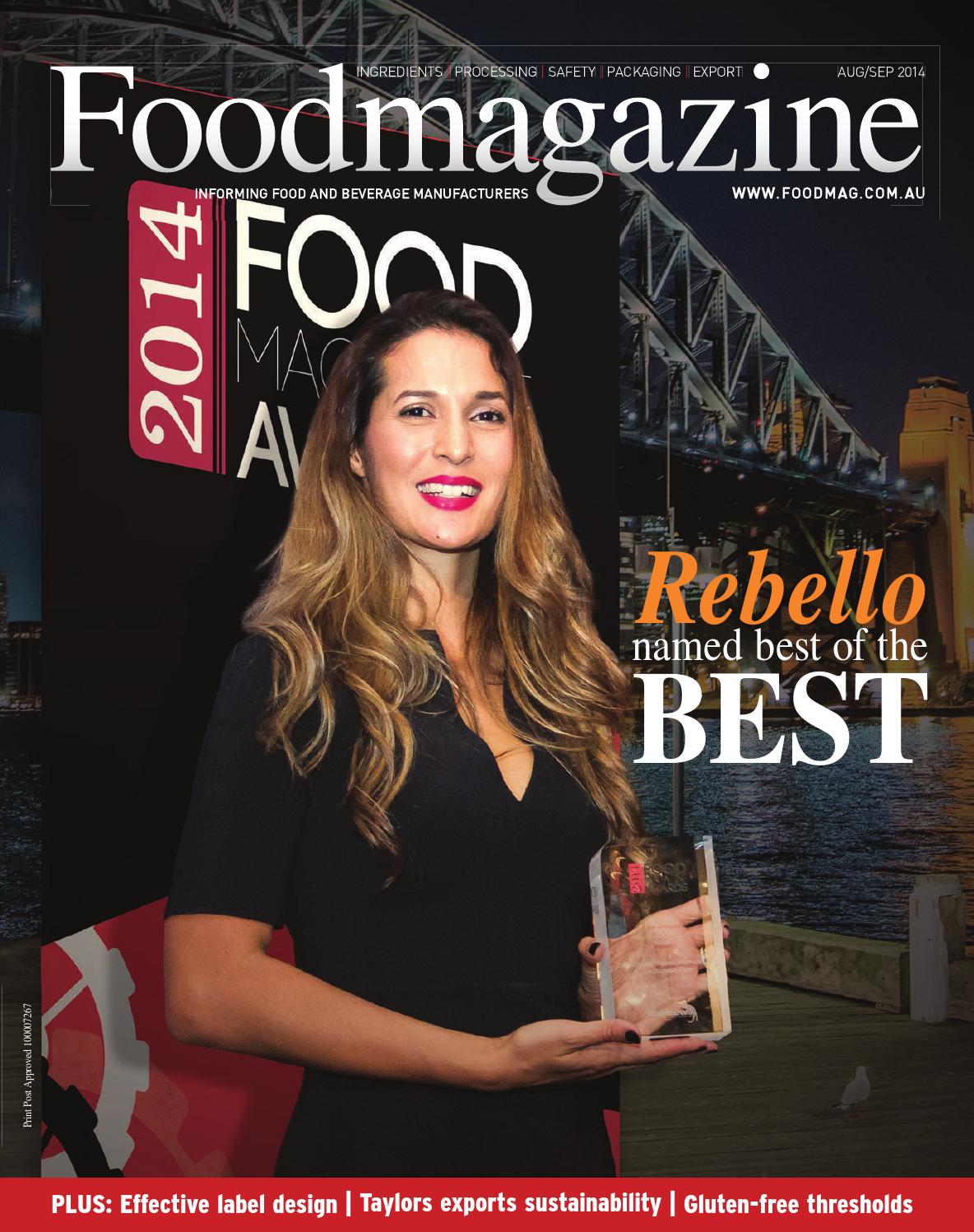 Food Magazine August 2014 by Prime Creative Media - Issuu