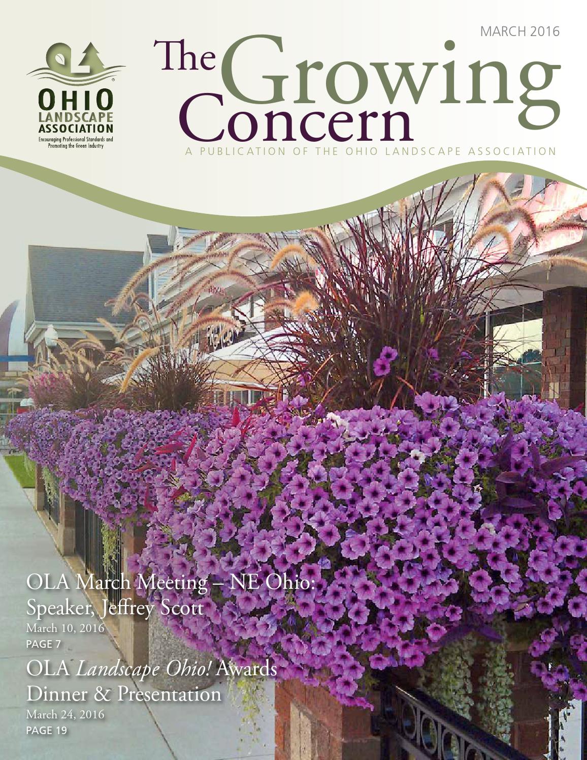 The Growing Concern March 2016 by Sandy Munley - Issuu