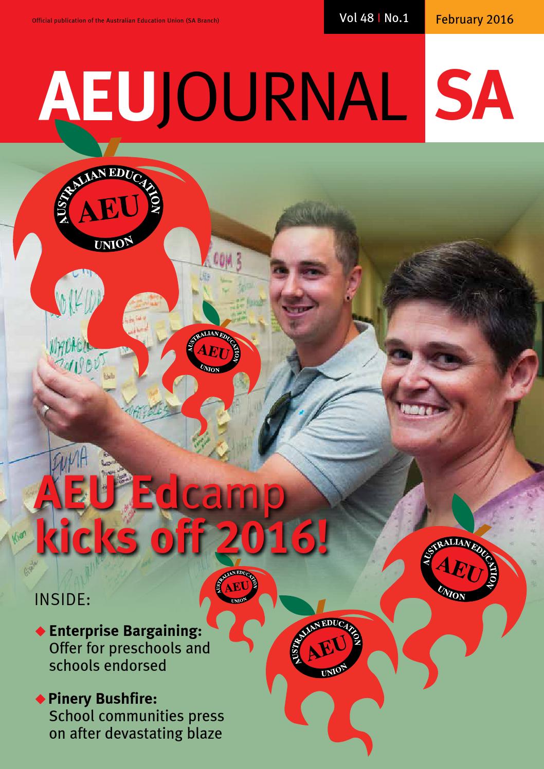 AEU Journal Volume 48 – Issue 01 by Australian Education Union (SA ...