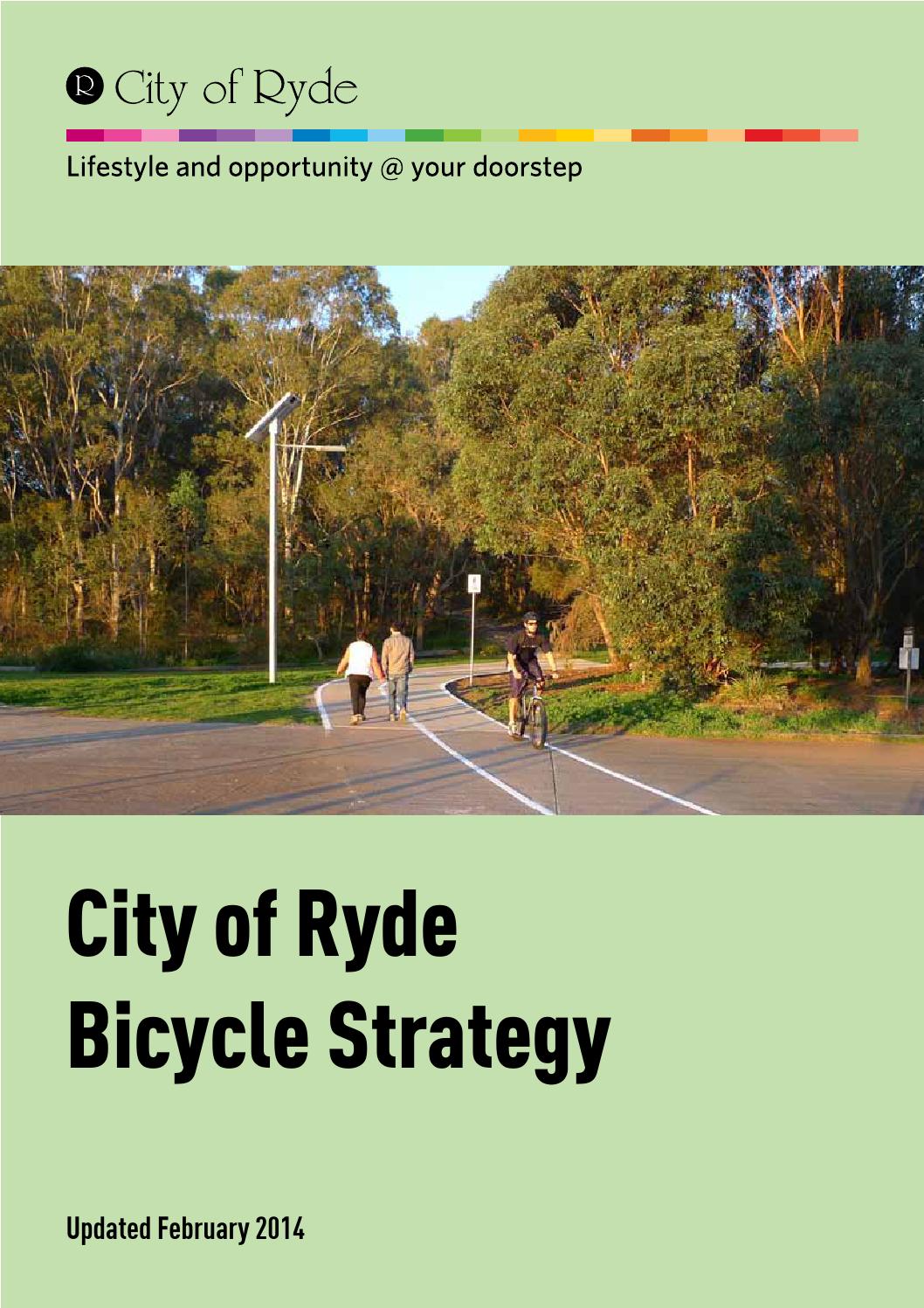 Ryde Bicycle Strategy and Masterplan by City of Ryde - Issuu