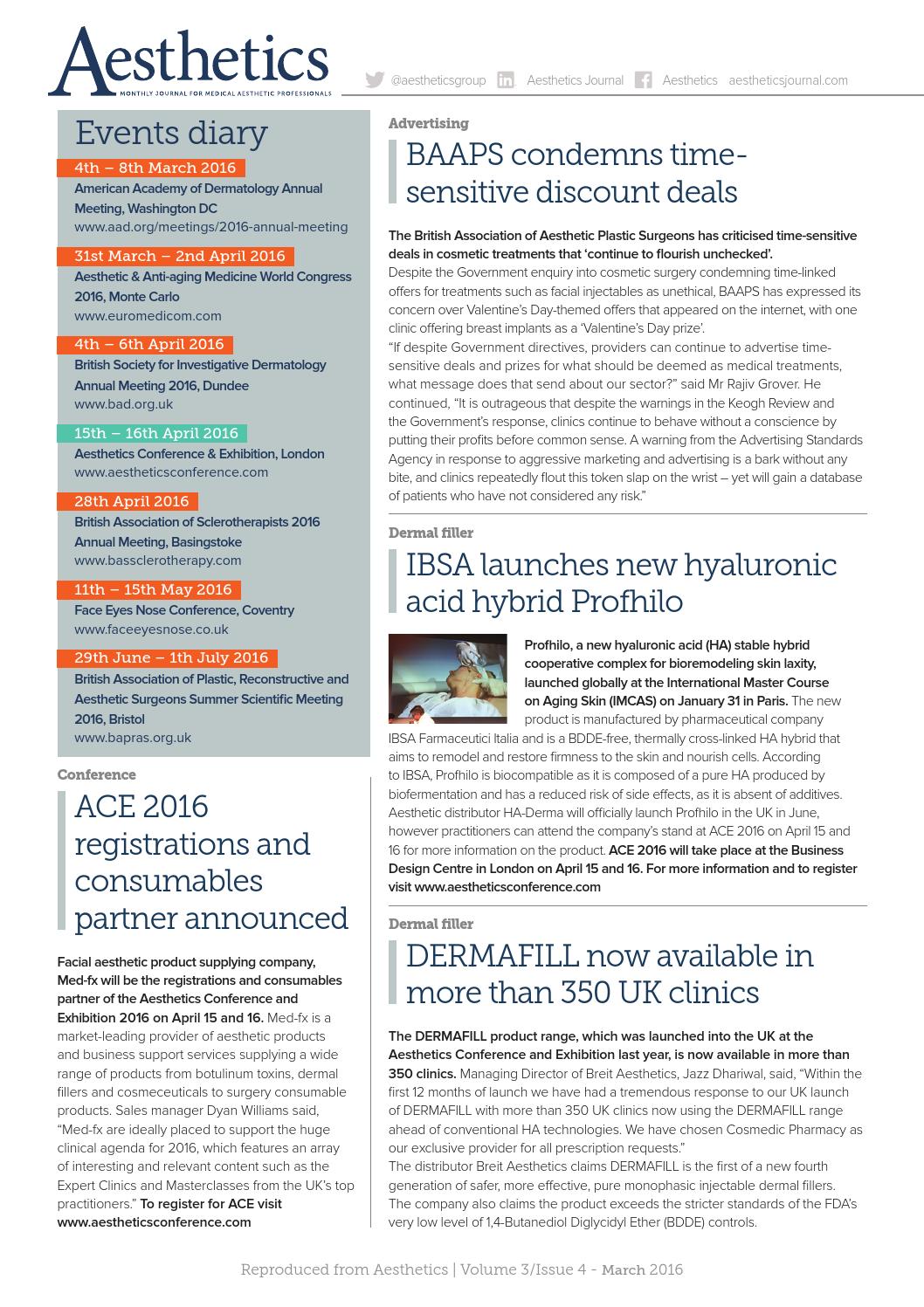 Aesthetics March 2016 by Aesthetics - Issuu