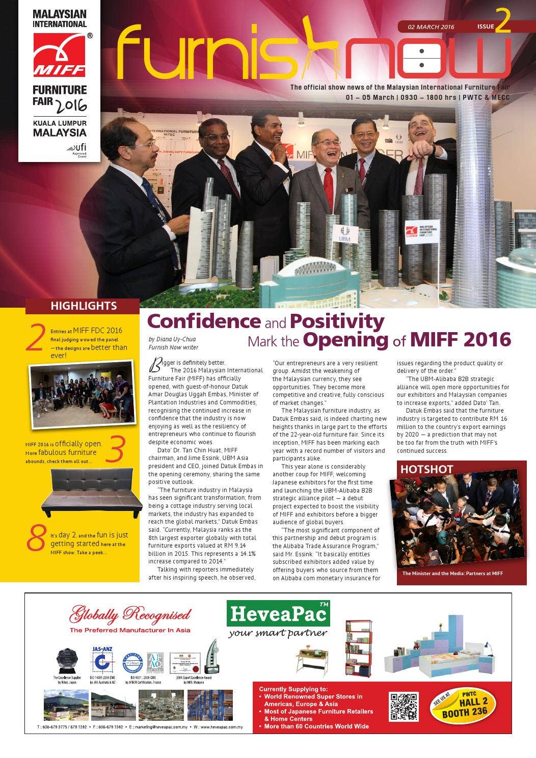 FURNISH NOW 2016 Show News - DAY 2 by Media MICE - Issuu