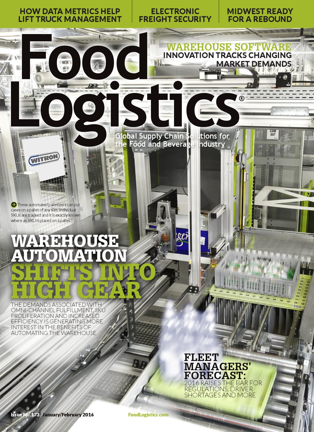 Food Logistics Jan/Feb 2016 by Supply+Demand Chain/Food Logistics - Issuu