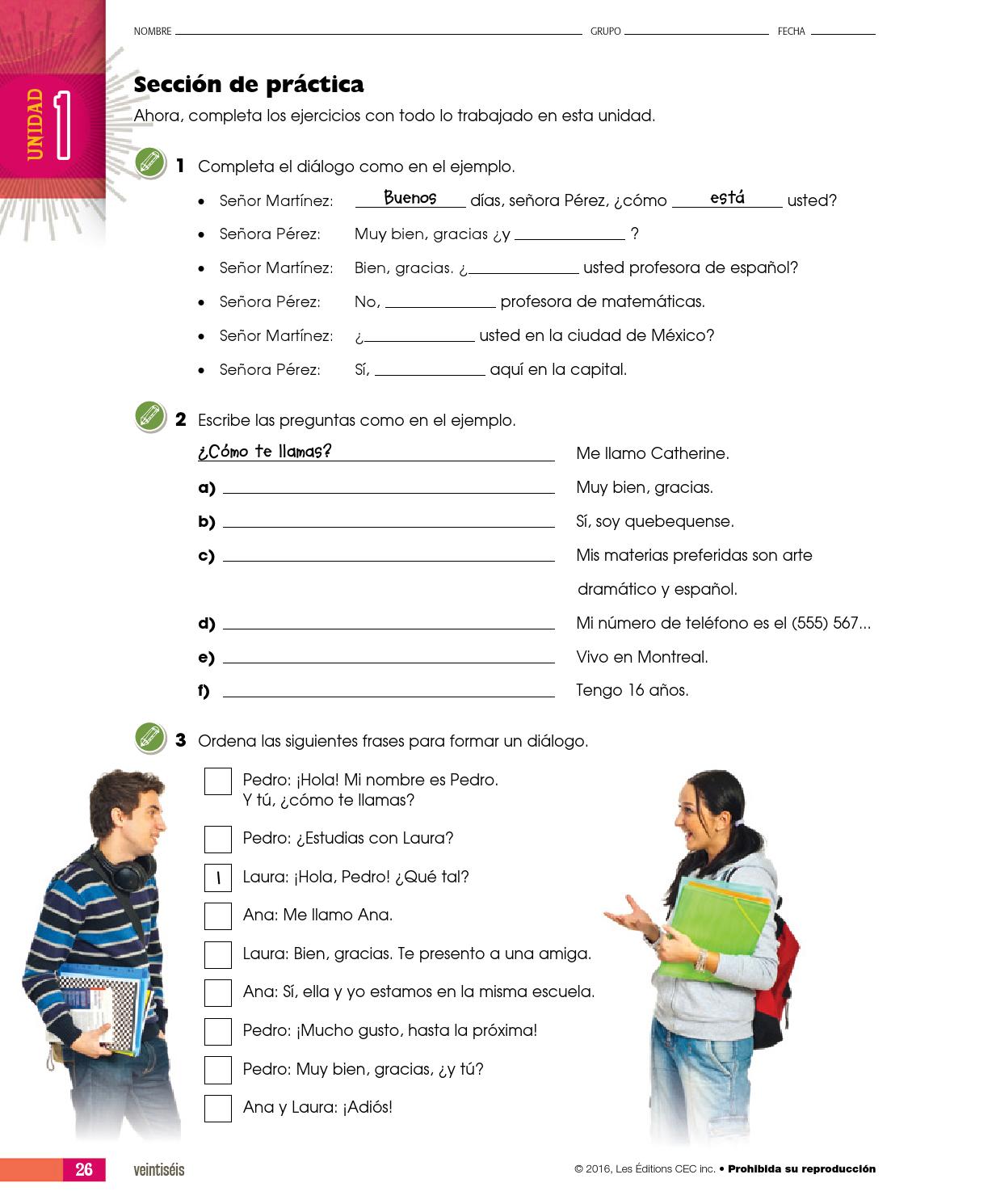 Encuentros 1 2e Éd. by Les Éditions CEC - Issuu
