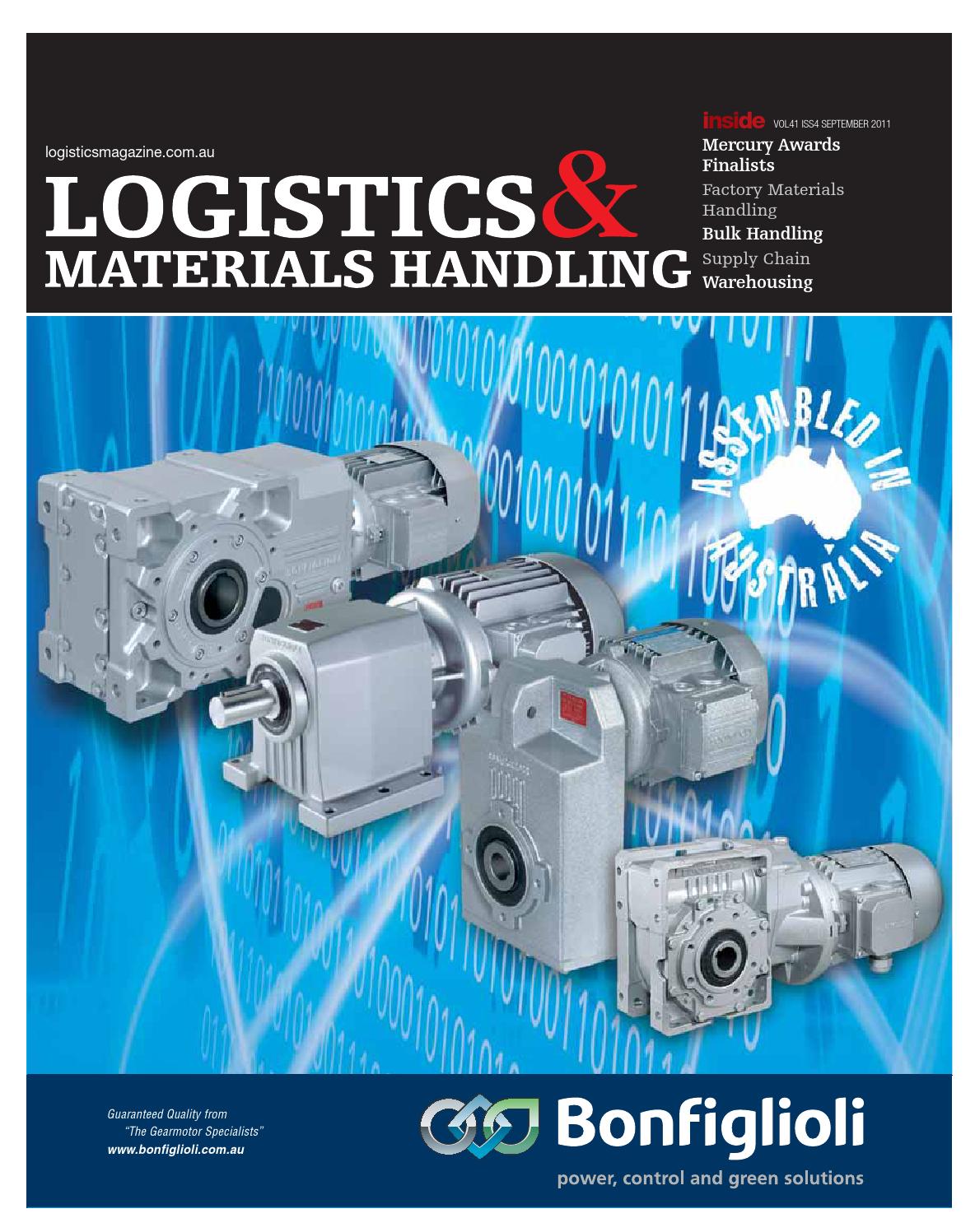 Logistics & Materials Handling September 2011 by Prime Creative Media ...