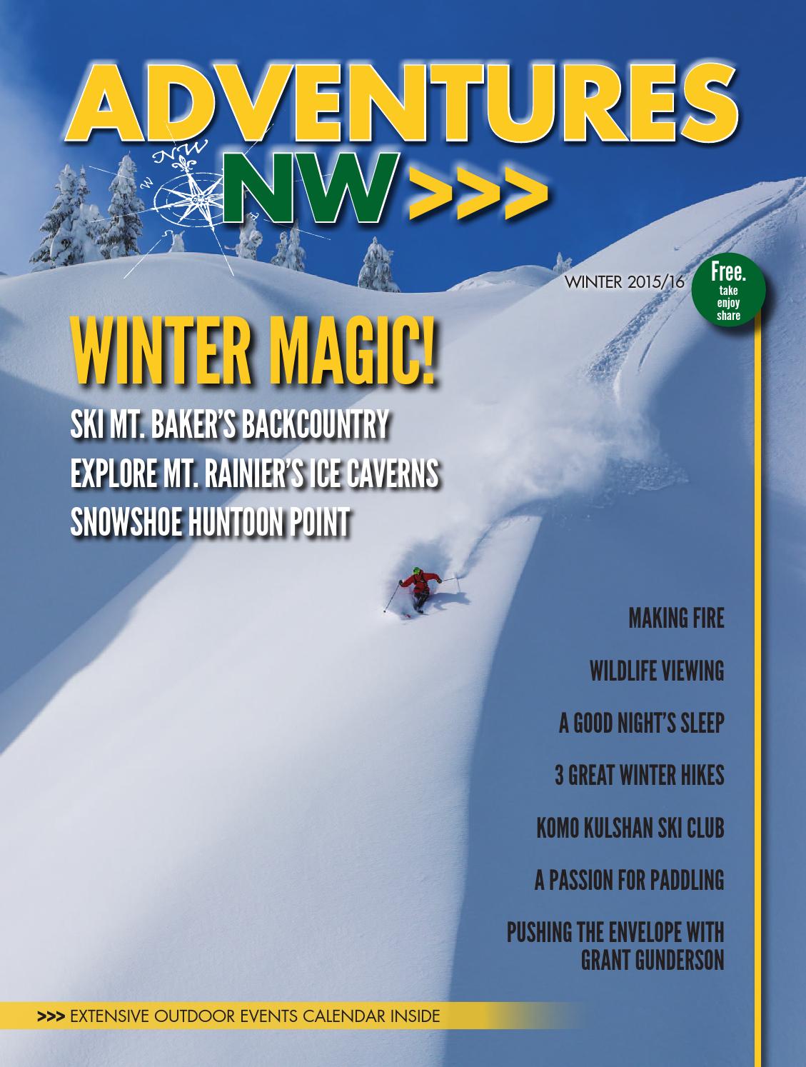Adventures NW Magazine Winter 15/16 by John DOnofrio - Issuu