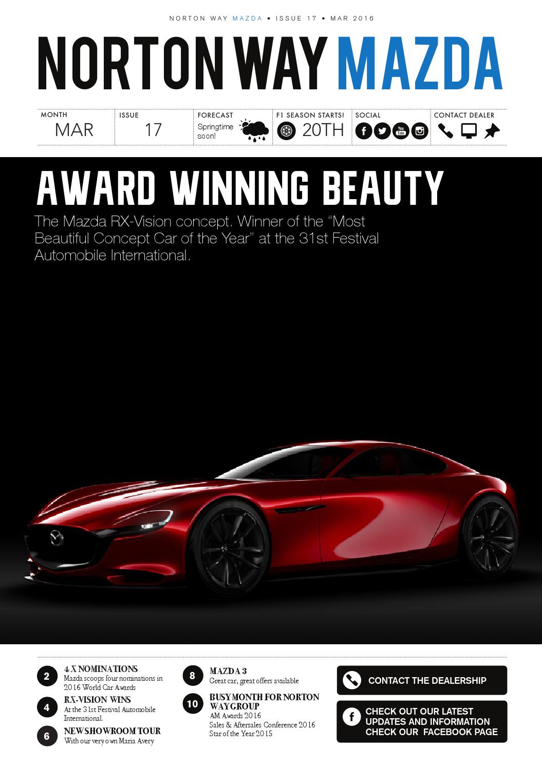 Norton Way Mazda Newsletter - March 2016 by Norton Way - Issuu