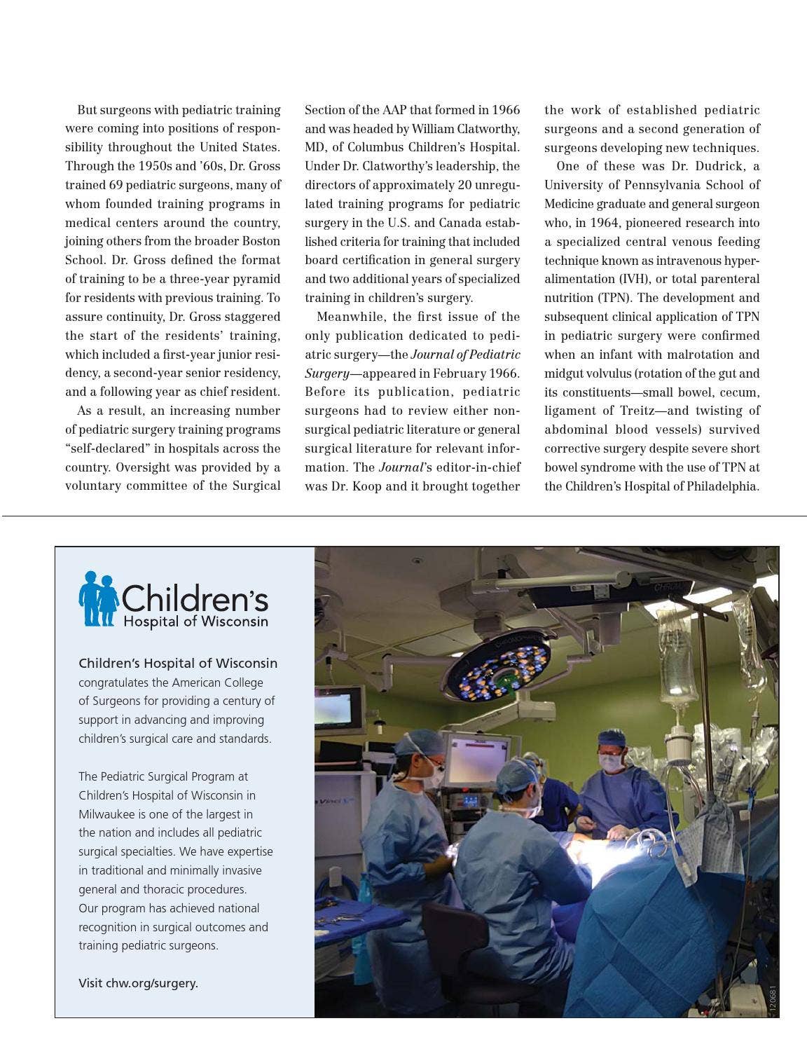 American College of Surgeons: Remembering Milestones and Achievements ...