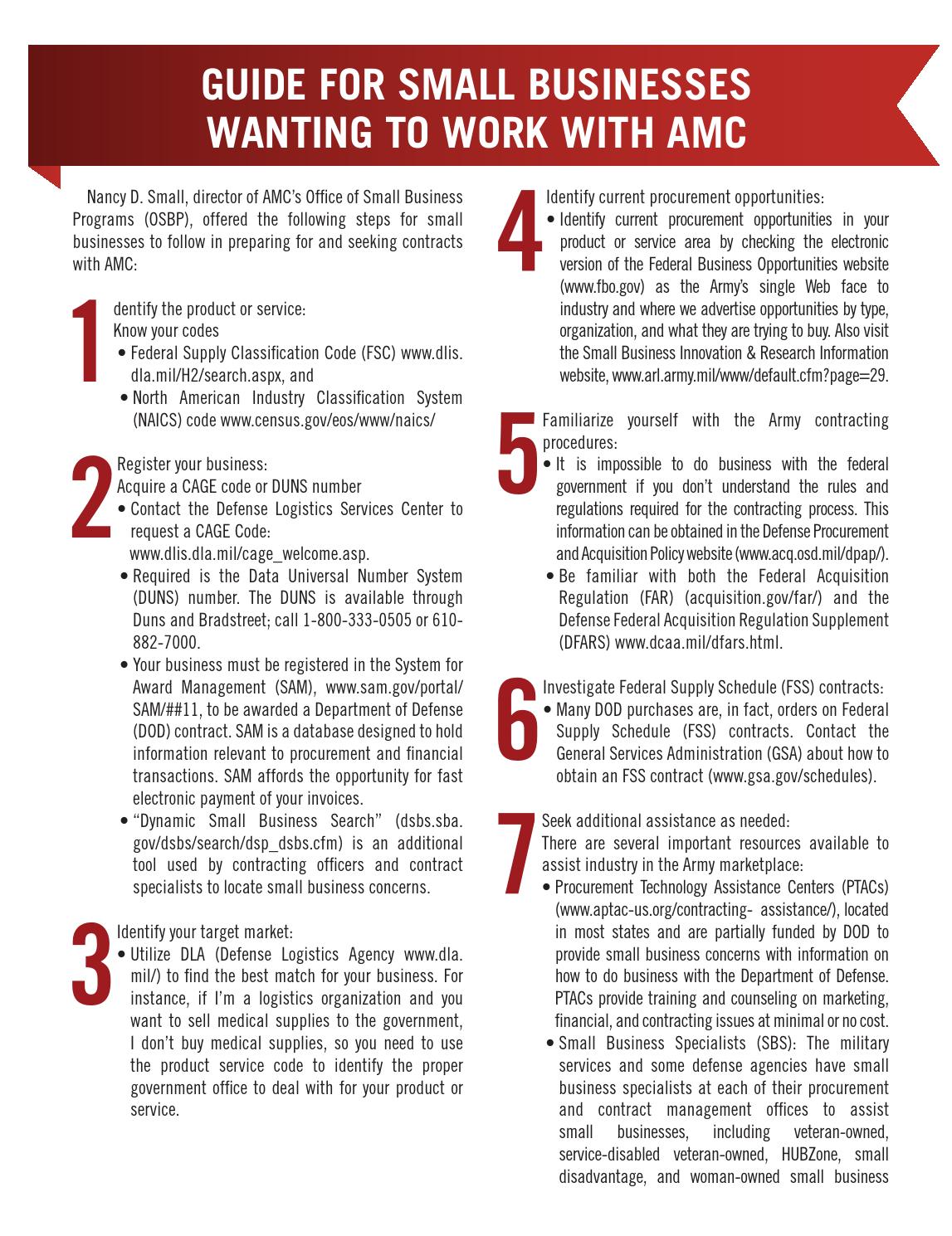 U.S. Army Materiel Command Partnership Resource Guide 2015-2016 by ...