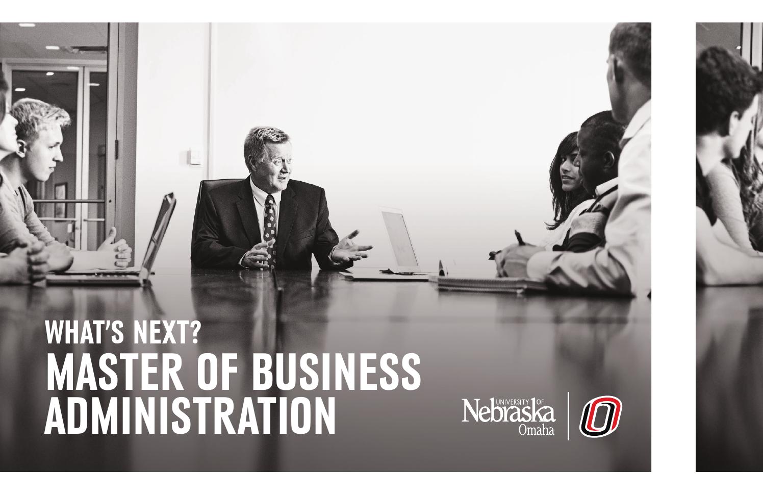 UNO Master of Business Administration 2016 Viewbook by UNO College of ...