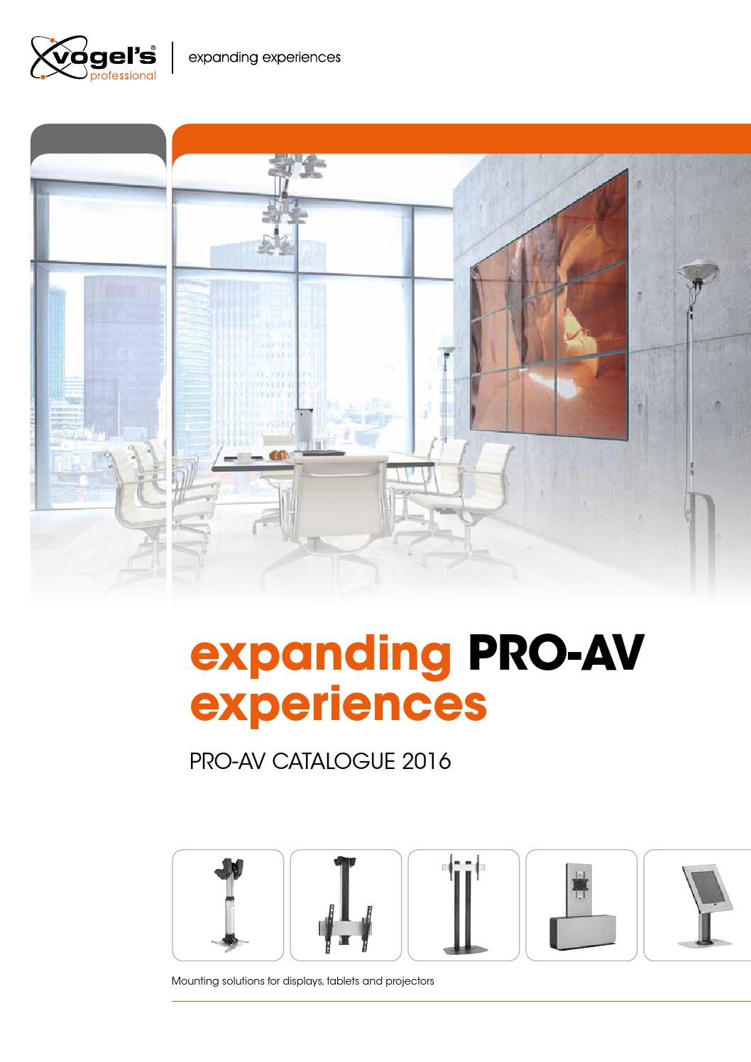 Vogel's Professional PRO-AV catalogue 2016 UK by Vogel's Products BV ...