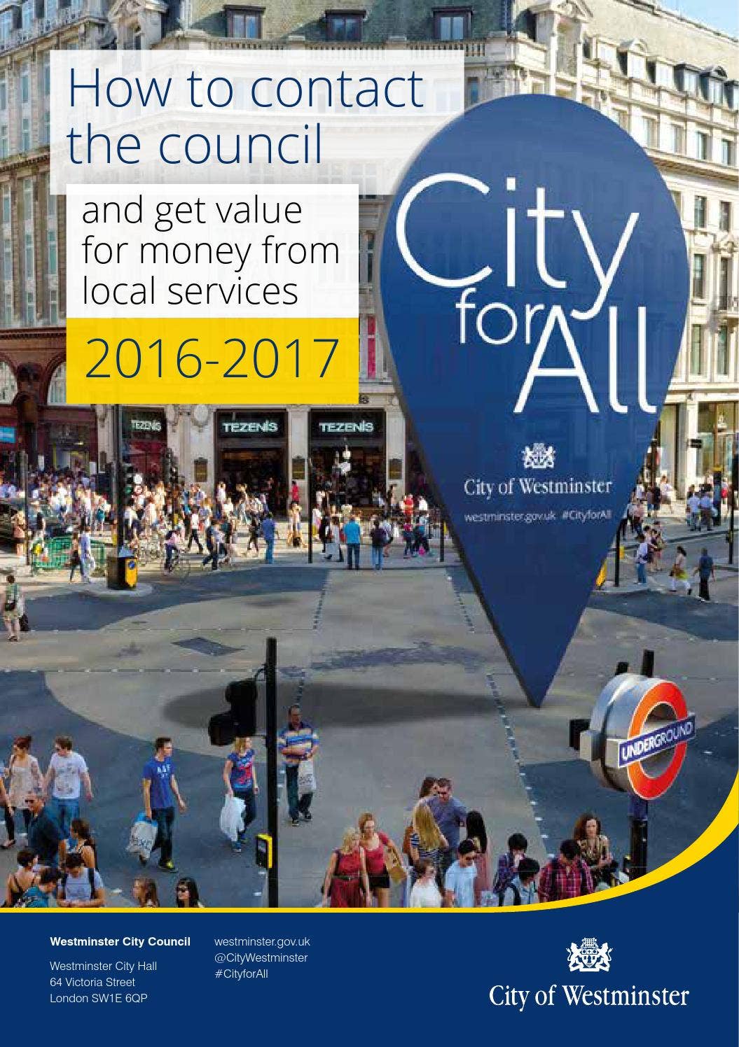 How to contact the council 2016-2017 by Westminster City Council - Issuu