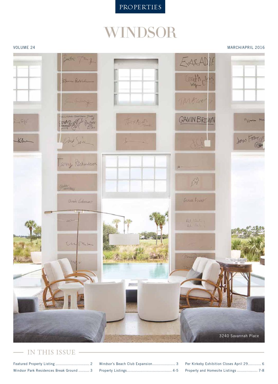 Windsor Properties Newsletter Mar-Apr 2016 by Windsor Properties - Issuu