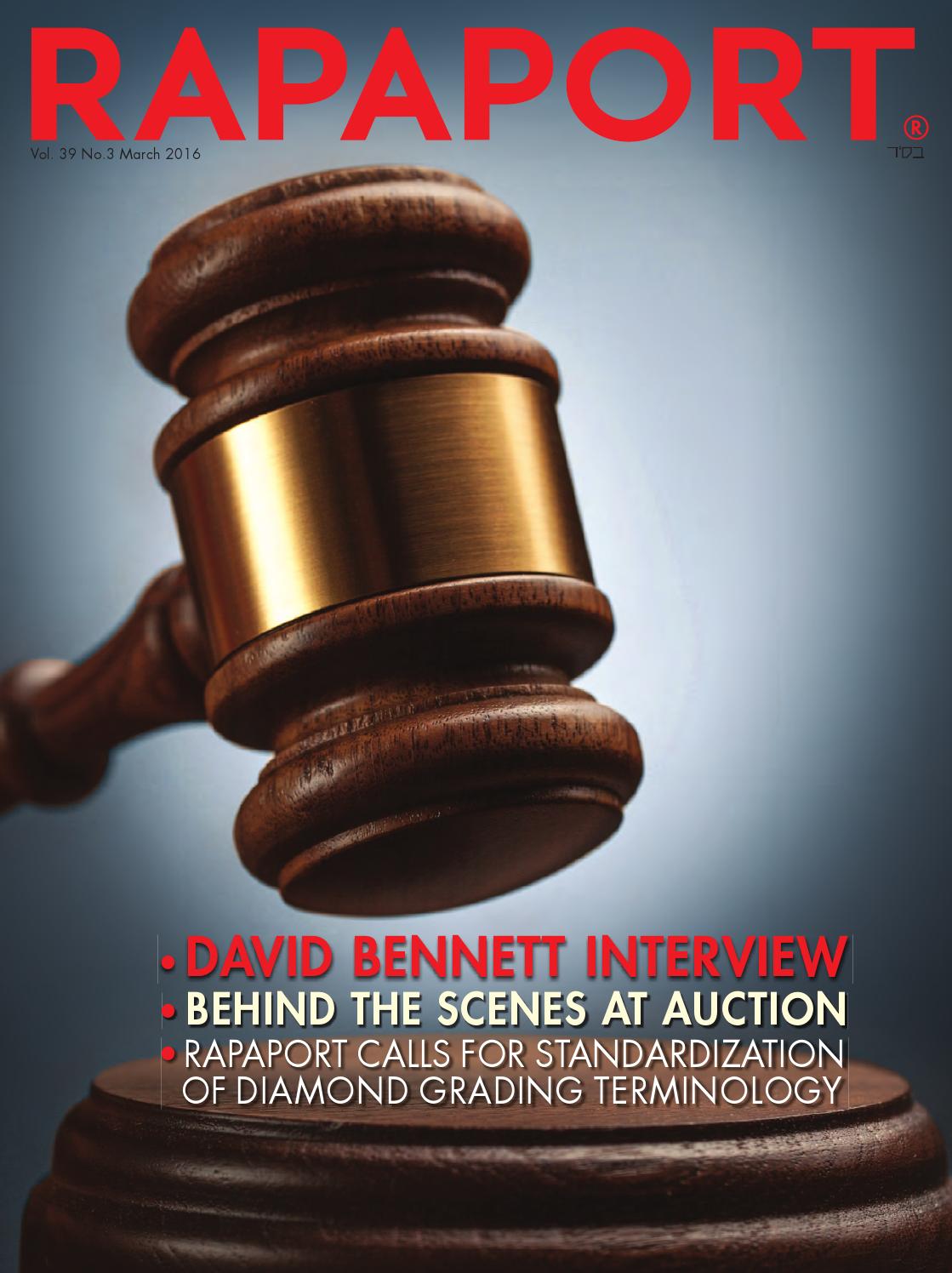 Rapaport Magazine - Rapaport Magazine - March 2016 by PressPad - Issuu